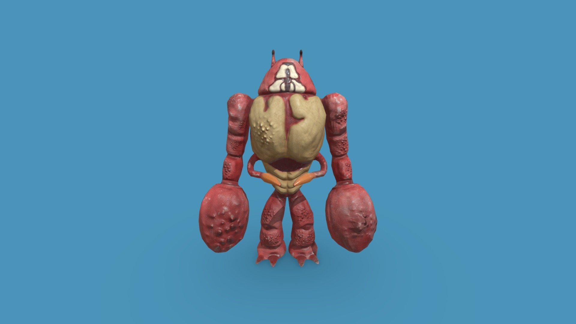 Crab Man - 3D model by F.Art [2dc6692] - Sketchfab