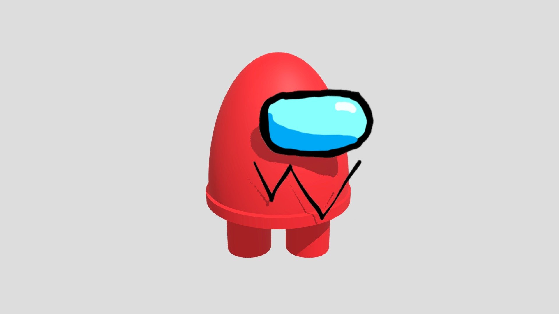Fnf Dave And Bambi Design Red Imposter - 3D model by BLENDERMINECRAFT ...