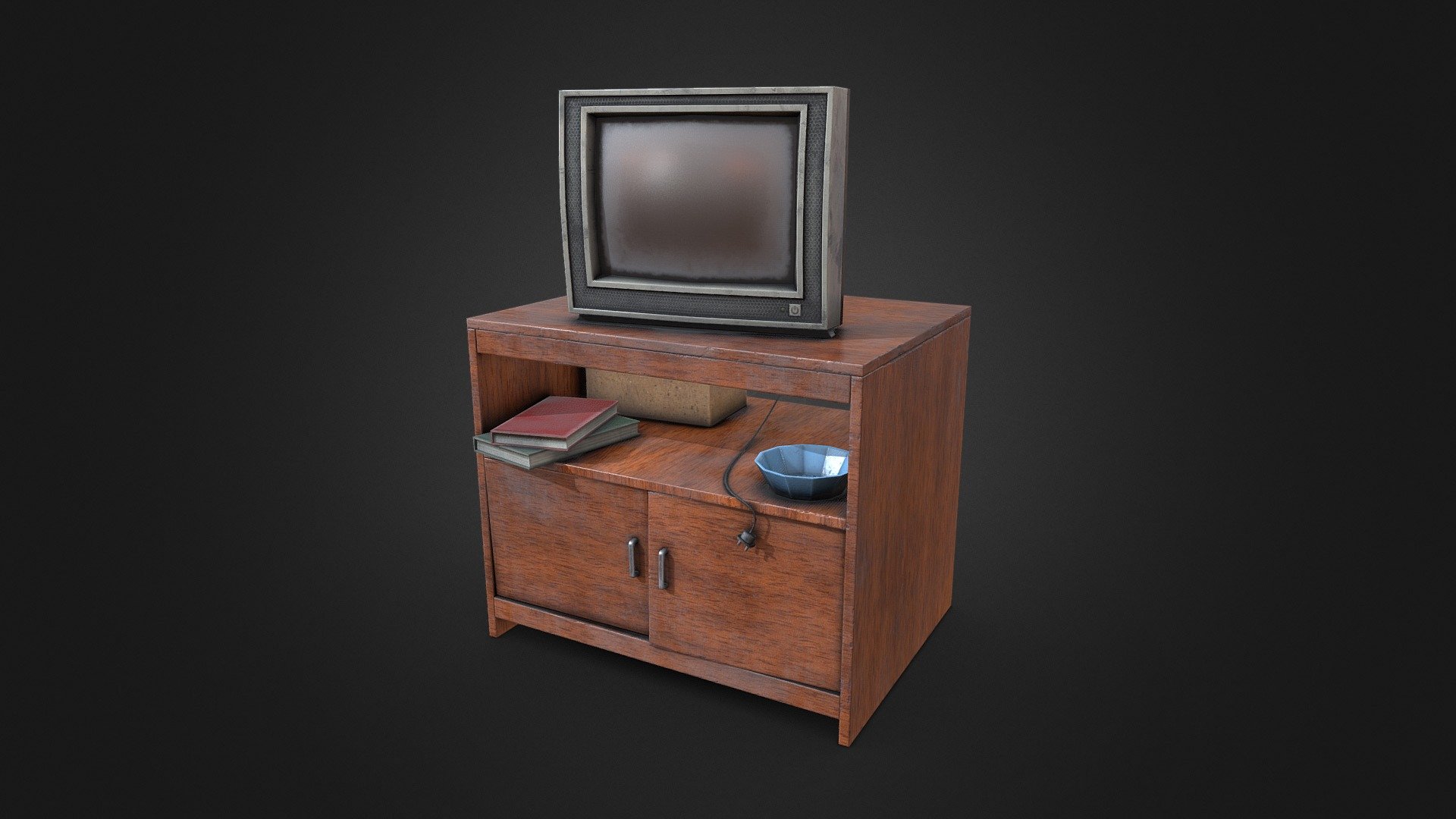 Old Tv - 3D model by knockcg [2dc7e6e] - Sketchfab