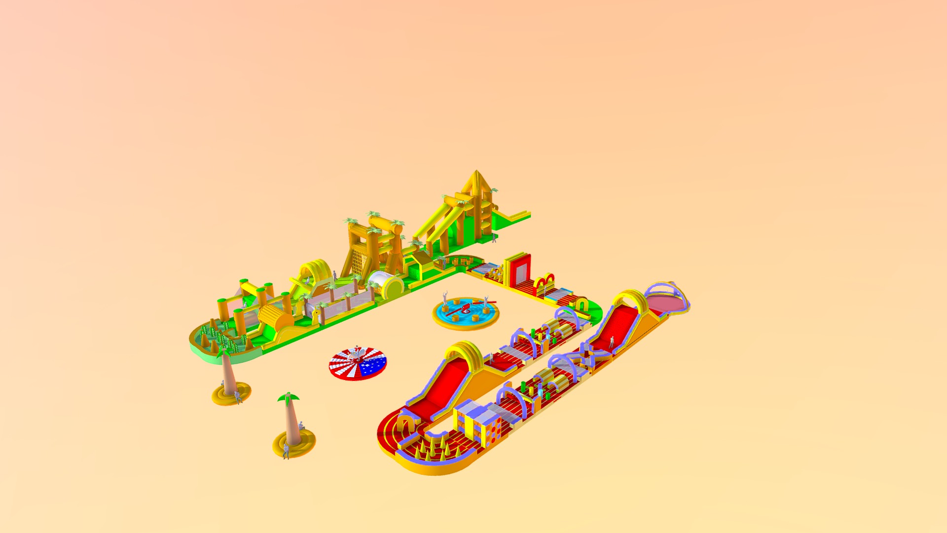 Air Run 230m - 3D model by Jump Rental (@Jumprental) [2dc987e] - Sketchfab