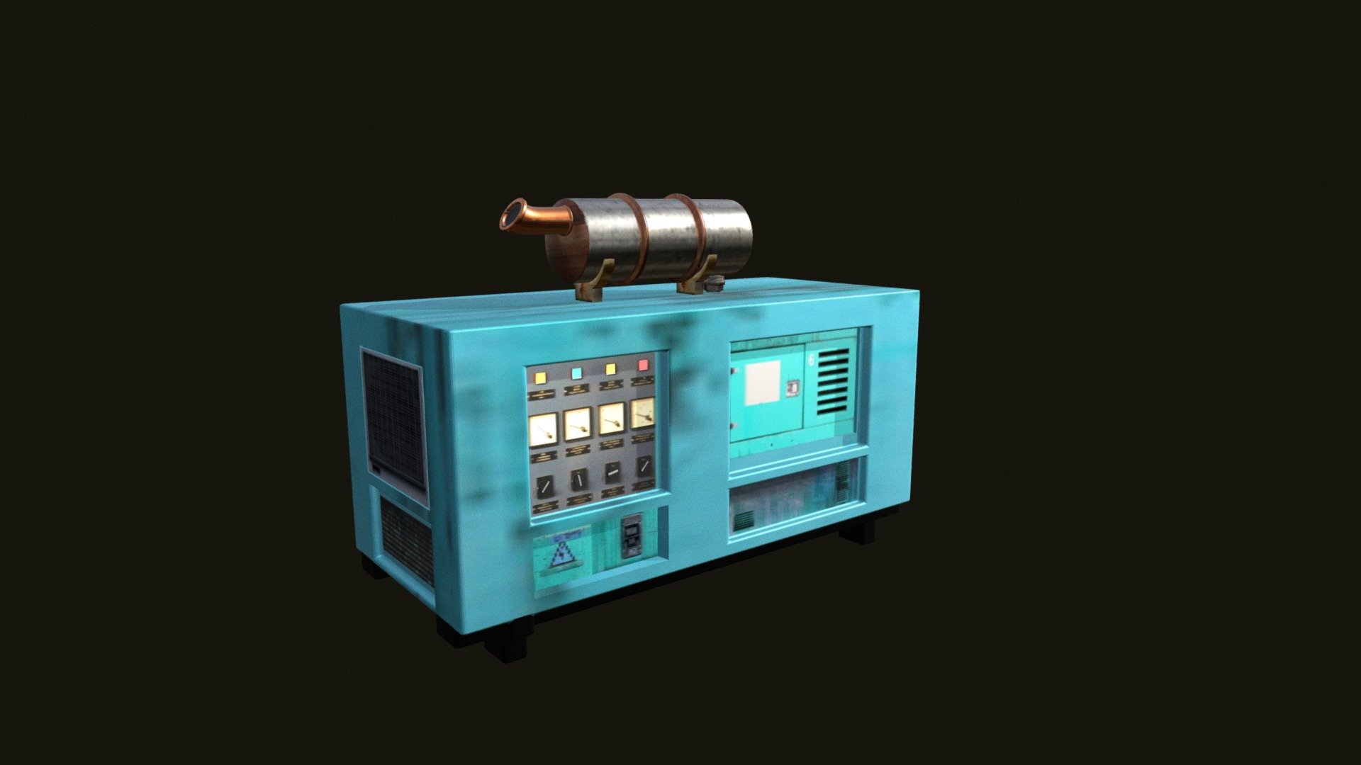 Industrial Generator - Download Free 3D model by Be-Ru (@beru837 ...