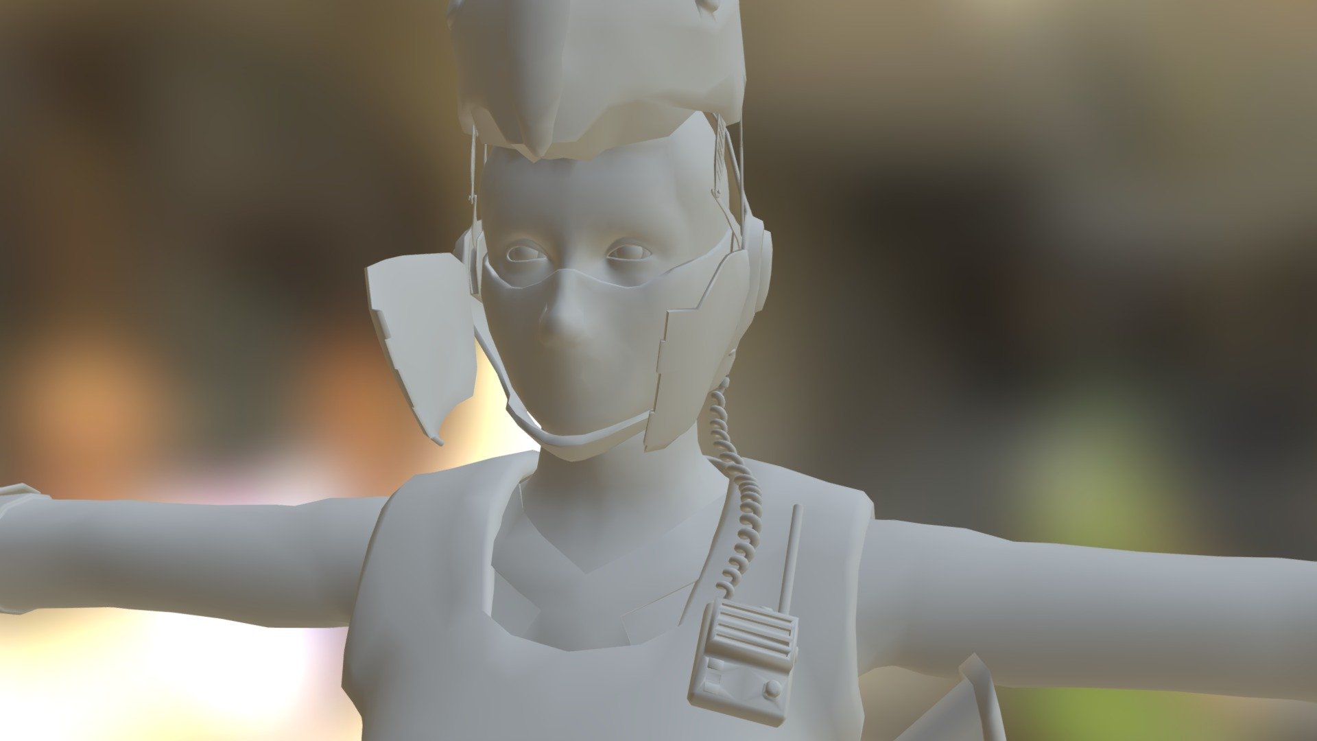 Female guard - 3D model by stygianarts [2dc9d4d] - Sketchfab