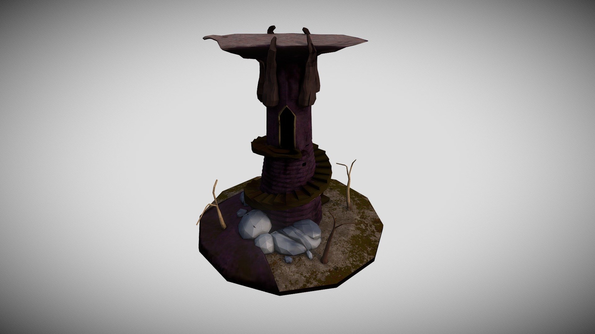 Evil Tower - Tower Defence Mobile Asset - 3D model by Jordan Whincup ...