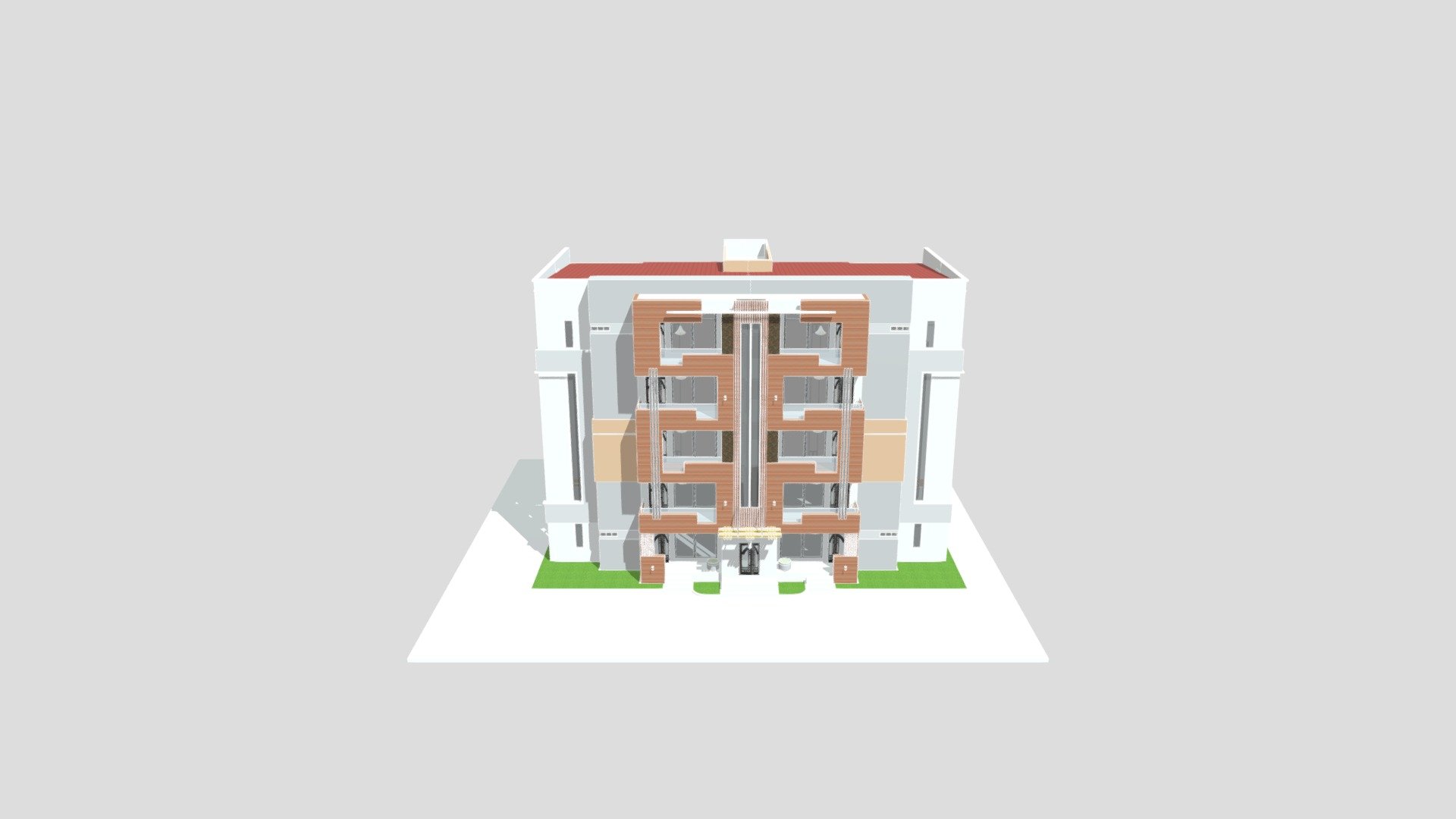 3 Bed Block - 3D model by Polays [2dcba29] - Sketchfab