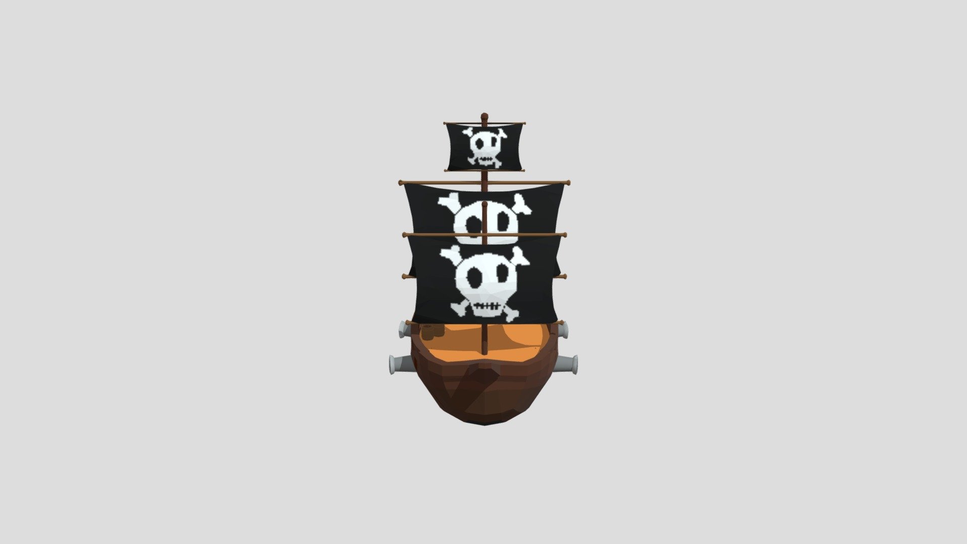 Pirate Ship - Download Free 3D model by vighneshpanchavarnan [2dcc80c ...