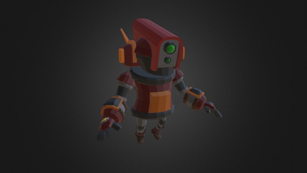 Lowpoly Chibi Robot - 3D model by carlestenorio [2dccda8] - Sketchfab