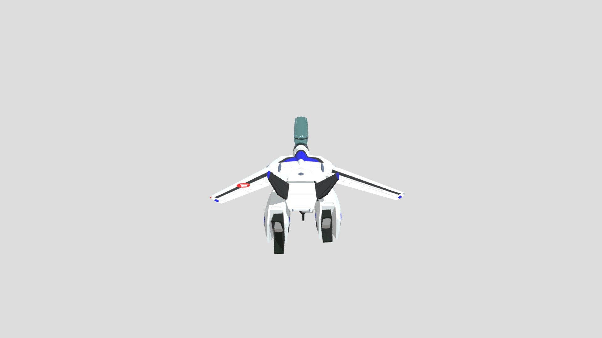 Macross/Robotech VF-1S Batt-Roid Fighter/Mech - Download Free 3D model ...