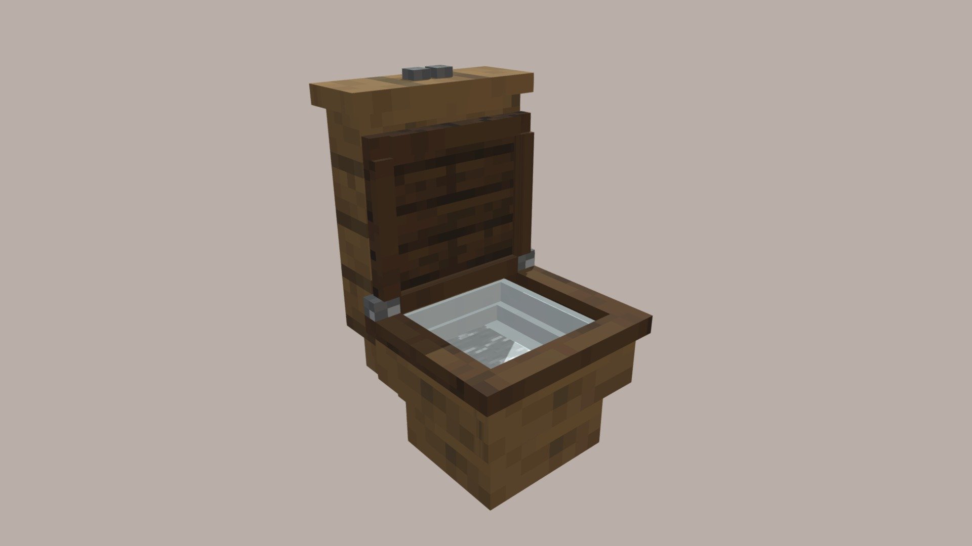 Wooden toilet - 3D model by Adelego [2dcd6d7] - Sketchfab