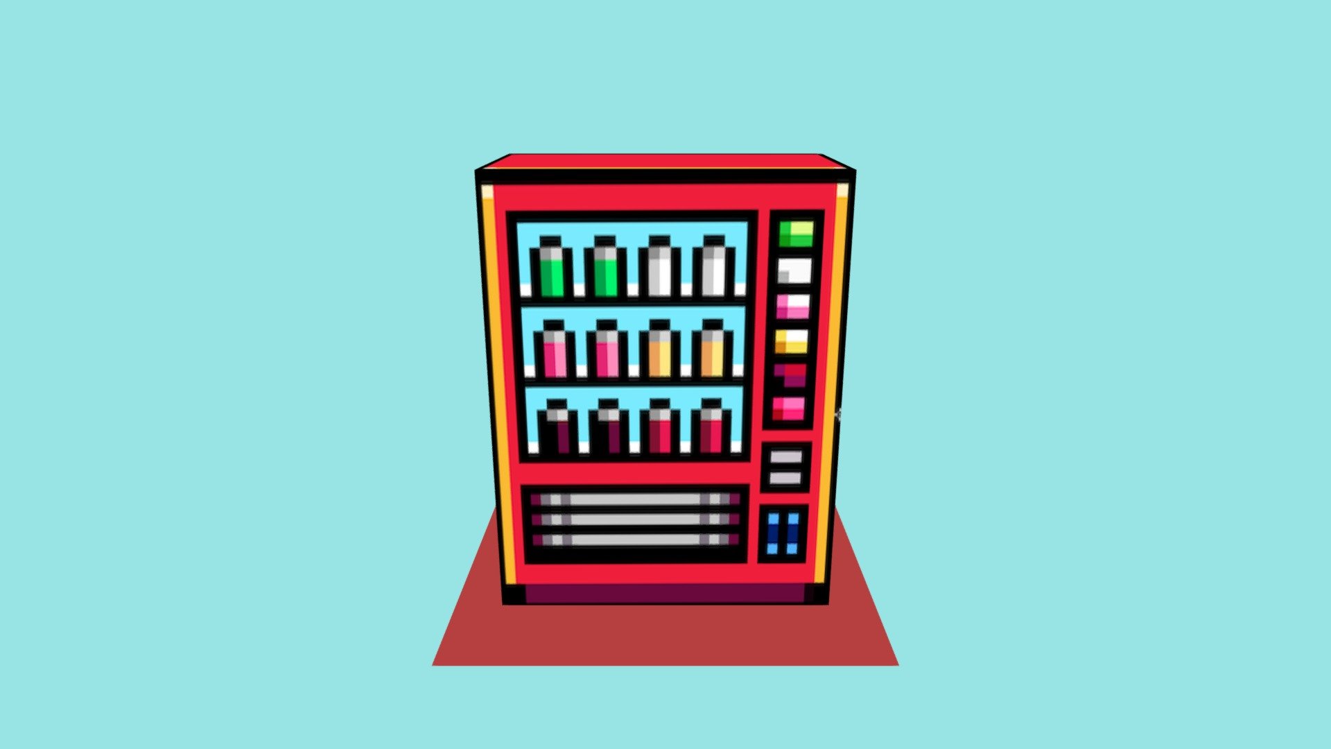 Vending machine - Download Free 3D model by billy.lukito [2dcd98e ...