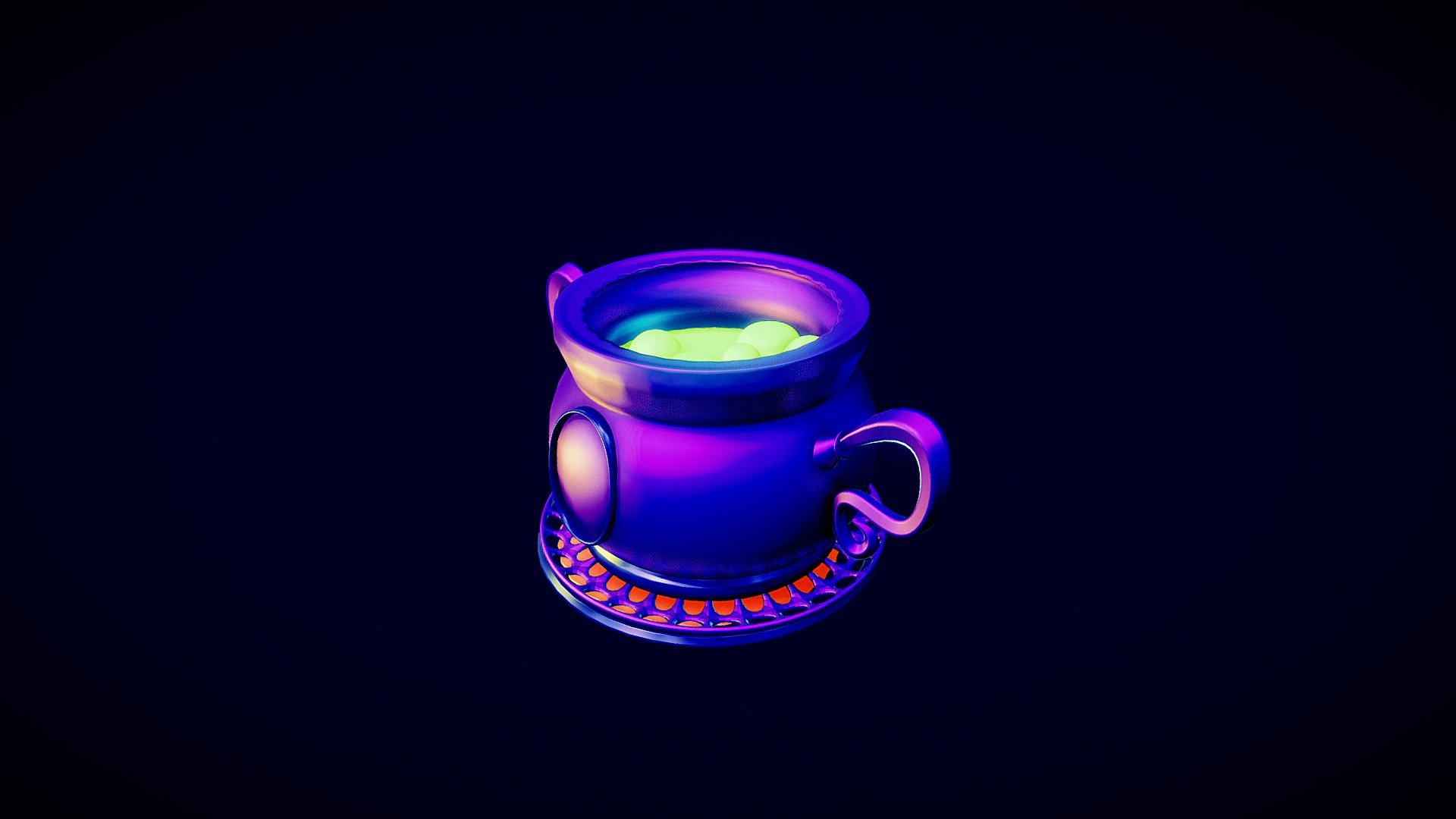 Fantasy magic animated cartoon witcher's potion - Download Free 3D ...