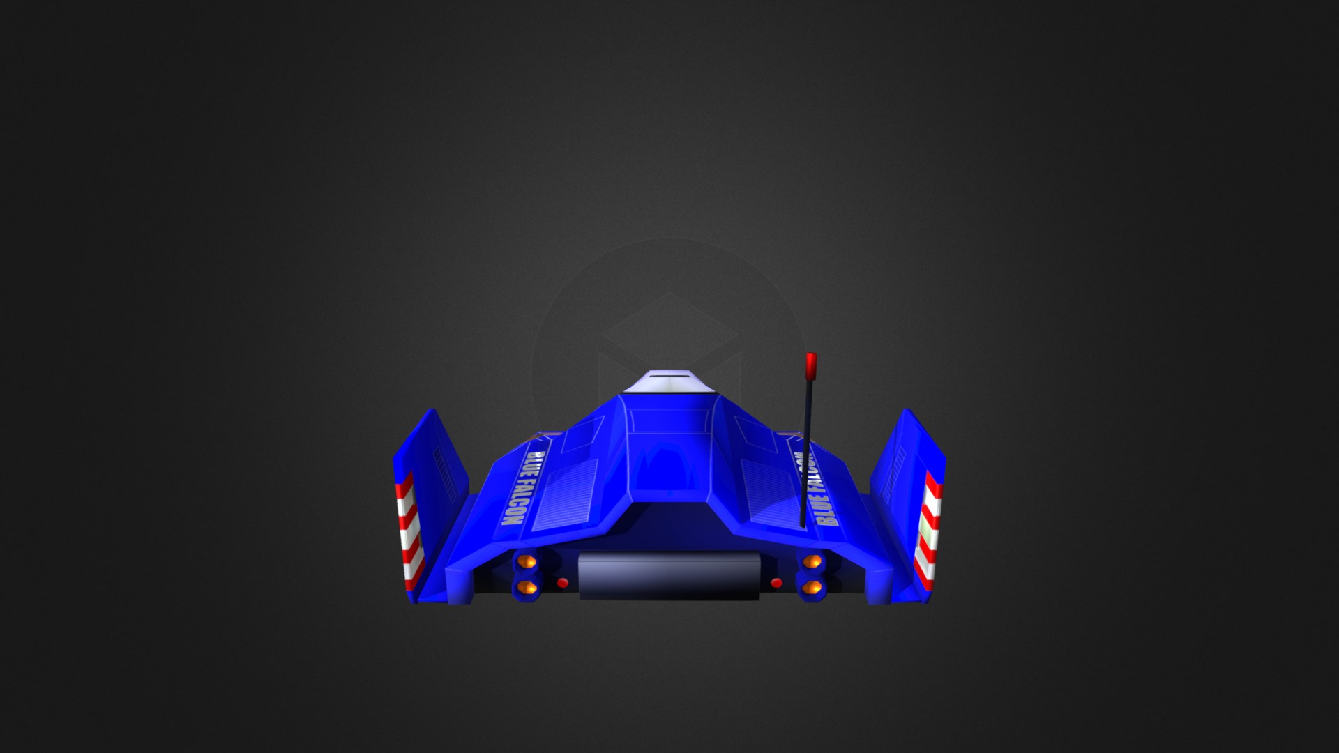 Blue Falcon - Download Free 3D model by sergio (@kikizana) [2dceba1 ...