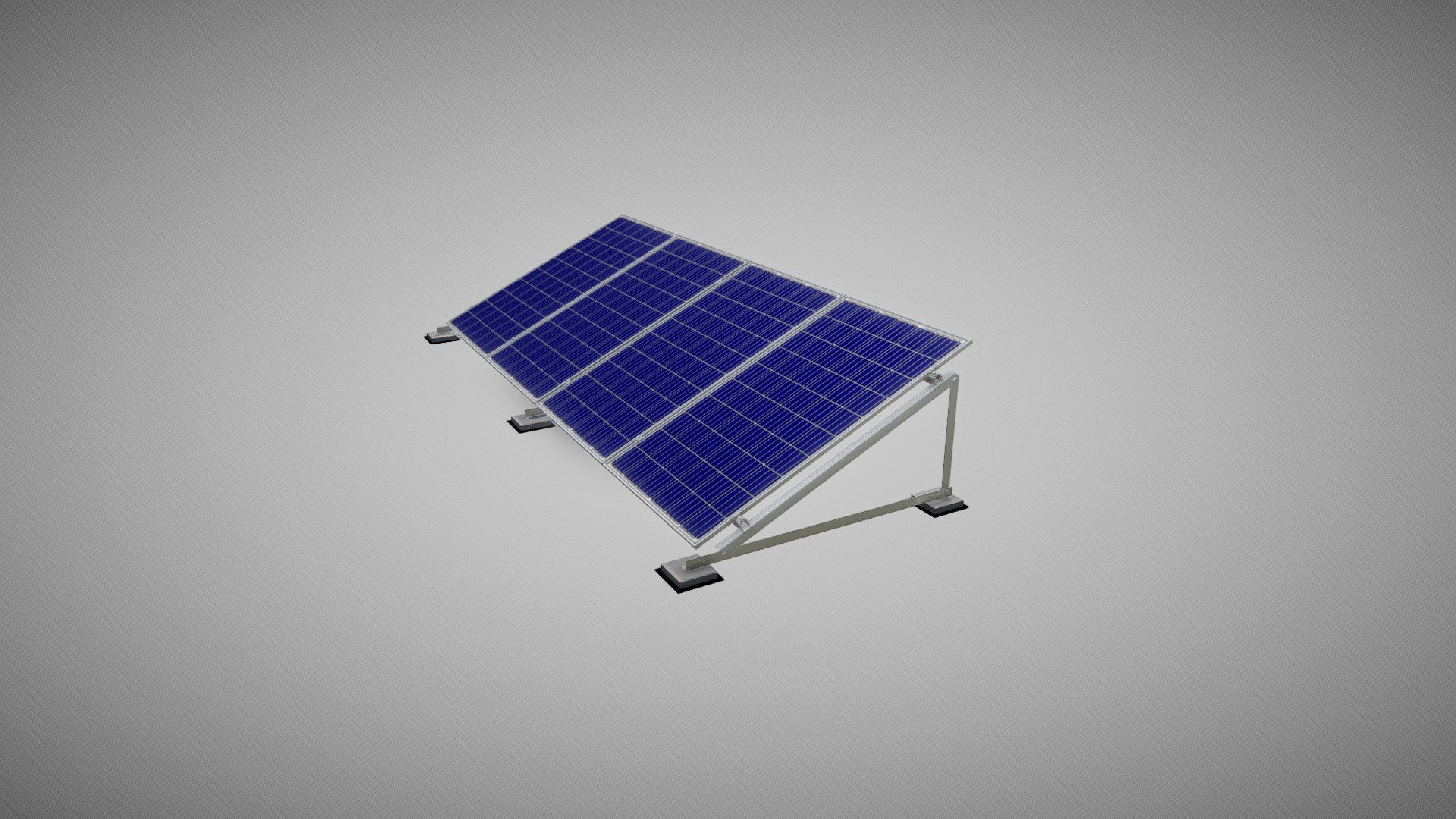 PV mounting system: model R2V2 - 3D model by market_kds_ukr [2dcfb42 ...