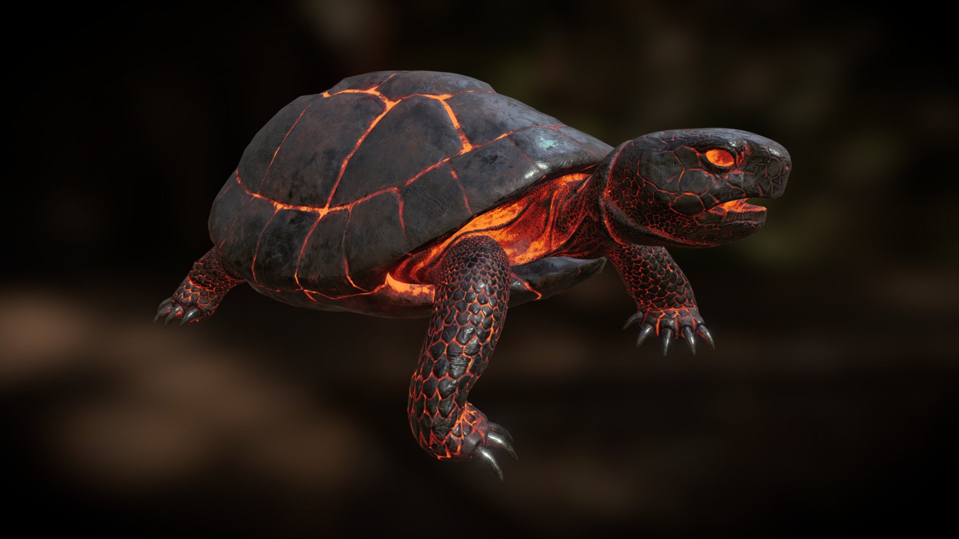 Lava Turtle - 3D model by theo.petitpre.59 [2dd0130] - Sketchfab