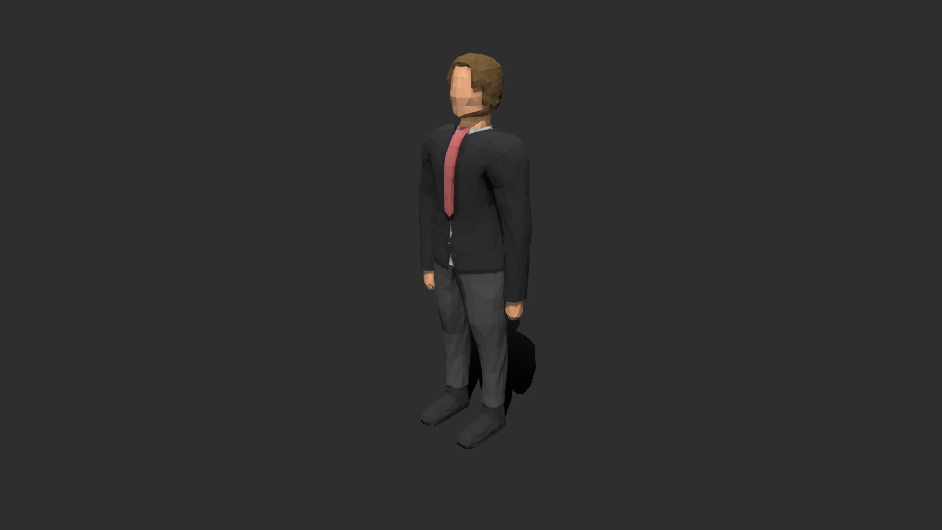 Stylized Low Poly Office Worker - 3D model by DimLitStudio [2dd032b ...
