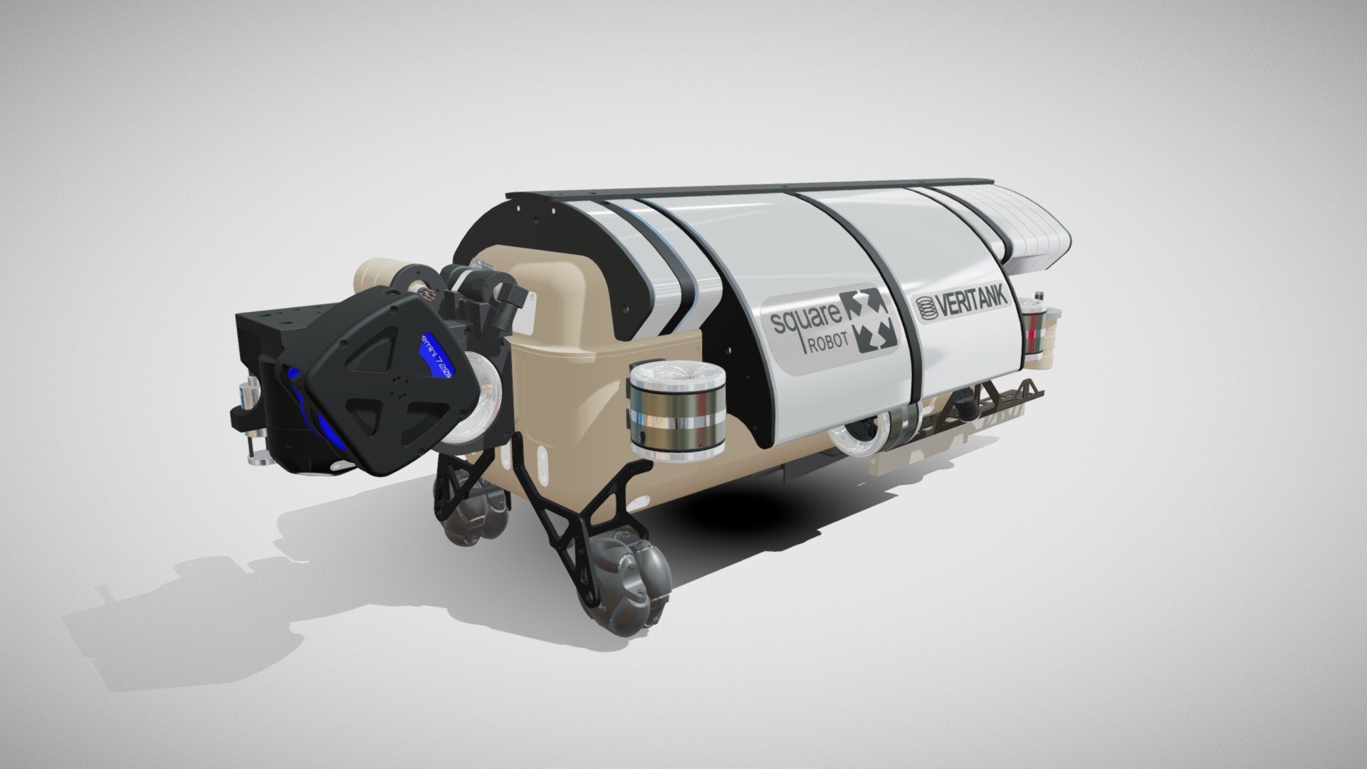 Square Robot - 3D model by AppliCAD.XRStudio [2dd033d] - Sketchfab