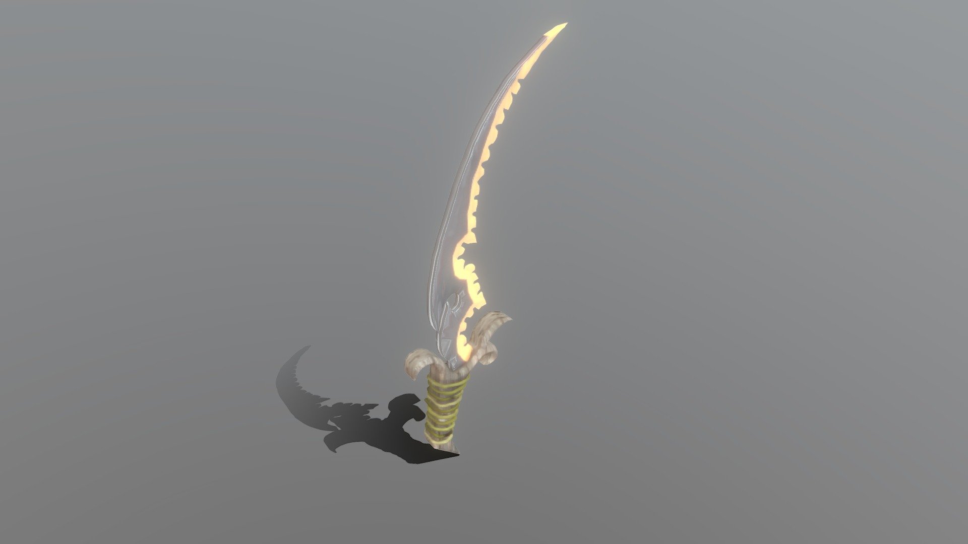 Fantasy Magic Color-Changing Dagger[GAME READY] - 3D model by blznit ...