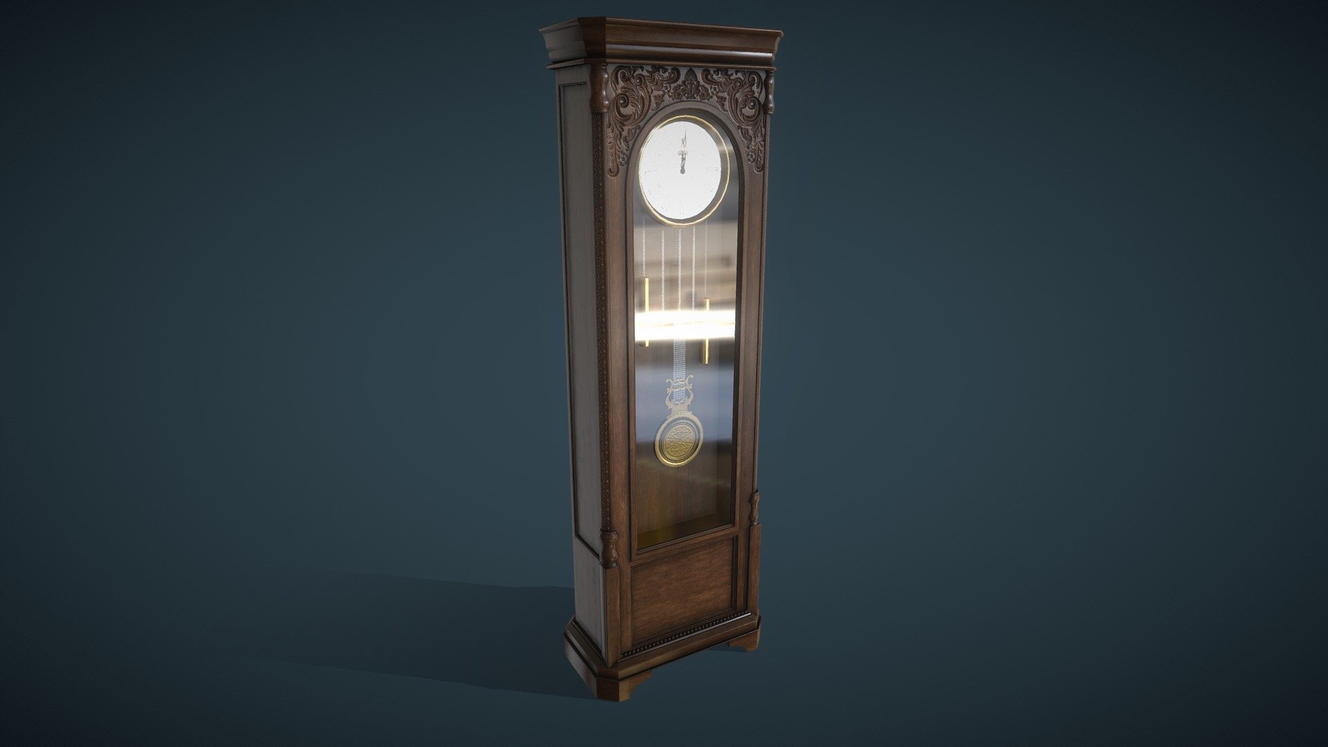 Grandfather Clock - Buy Royalty Free 3D model by Brandon Westlake (@dr ...