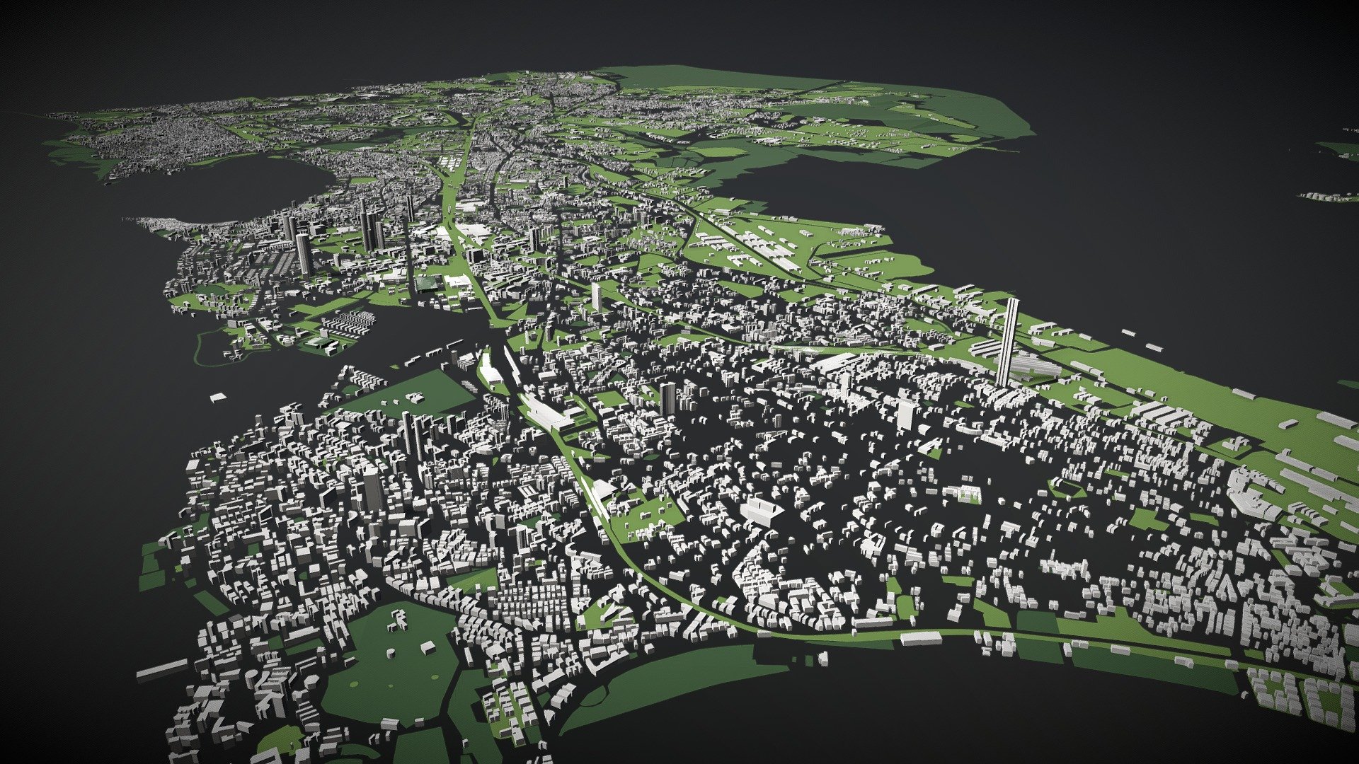 Mumbai India - city and mass buildings - Buy Royalty Free 3D model by ...