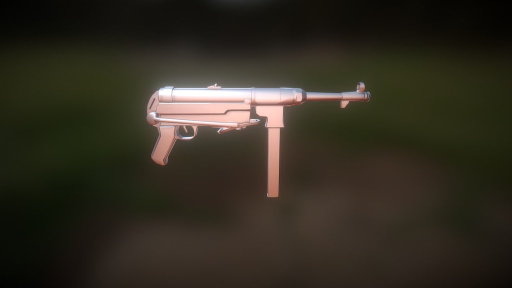 MP-40 - Download Free 3D model by D0om_co0kie [2dd69a1] - Sketchfab