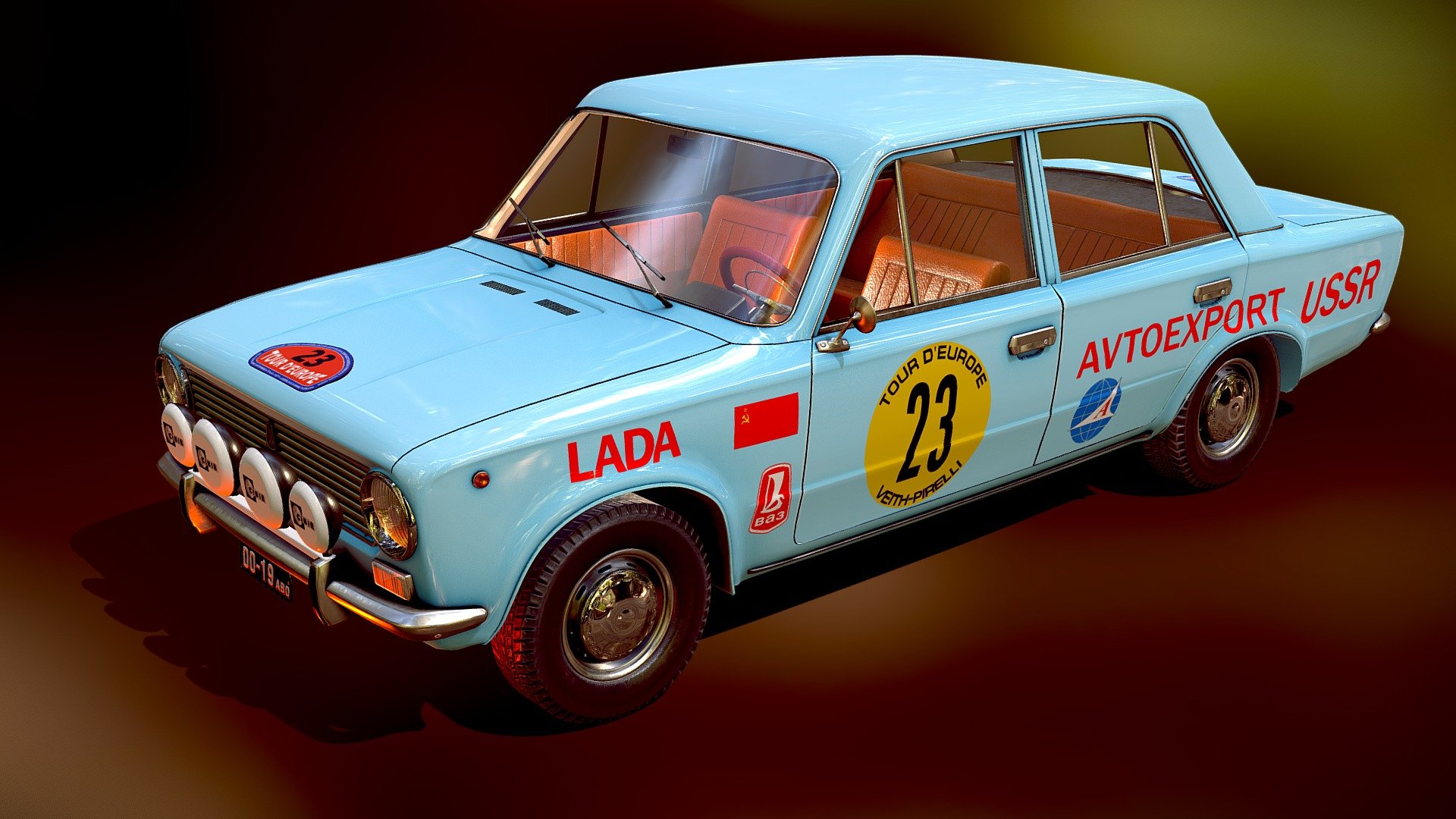 VAZ 2101 Tour d'Europe 1971 - 3D model by Korneev Nikita Kirillovich ...