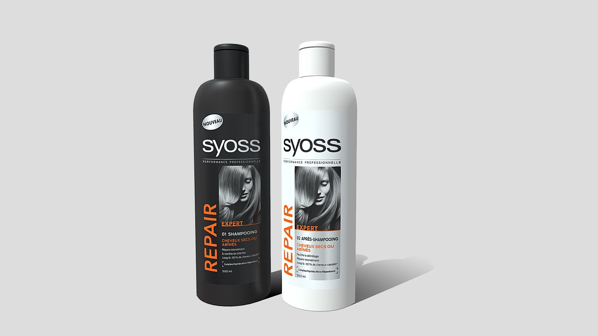 Syoss shampoing et après-shampoing - 3D model by newmag2207 [2dd78f9 ...
