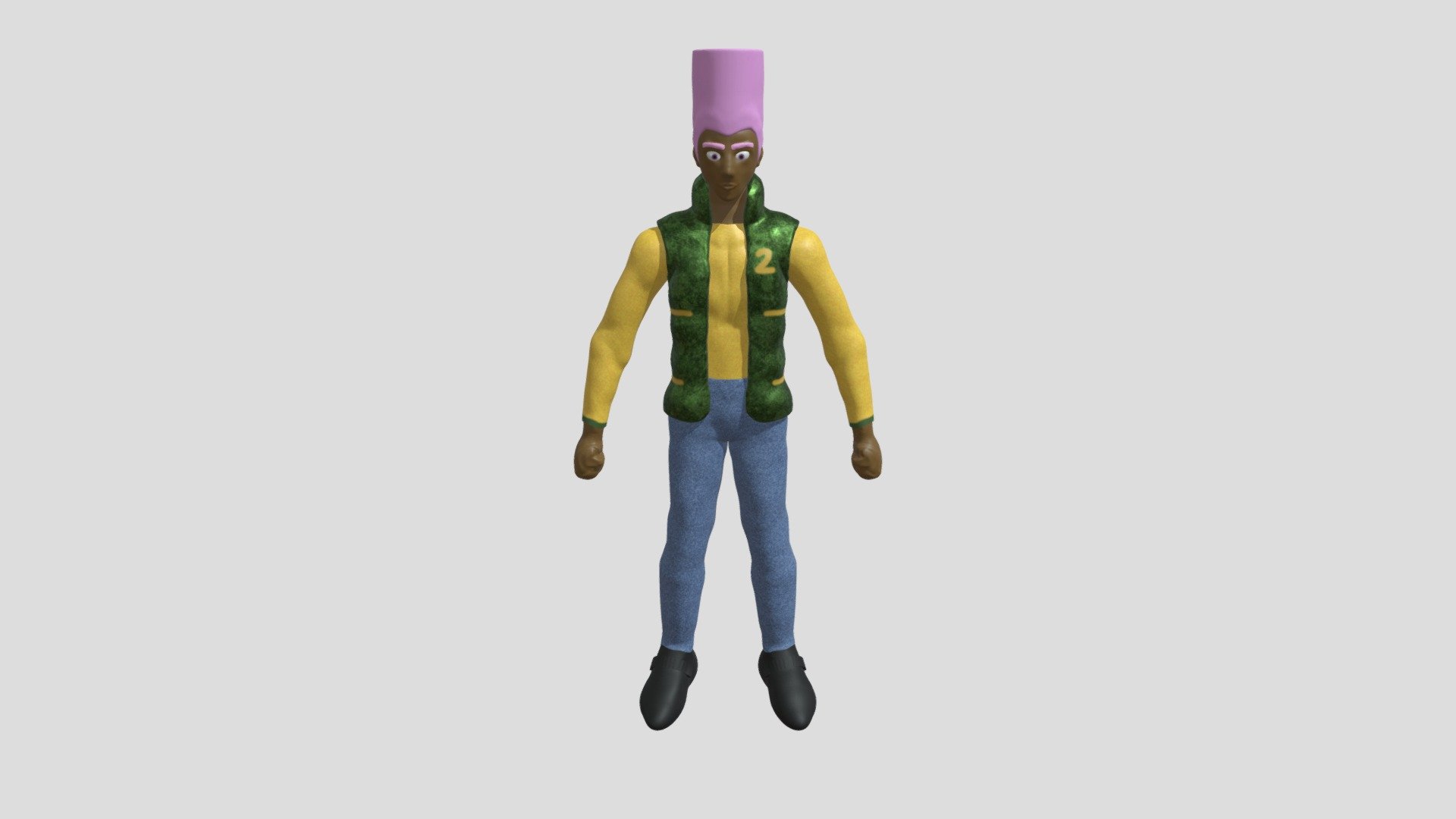 PencilMan - Download Free 3D model by jcrusso1 [2dd7f2e] - Sketchfab