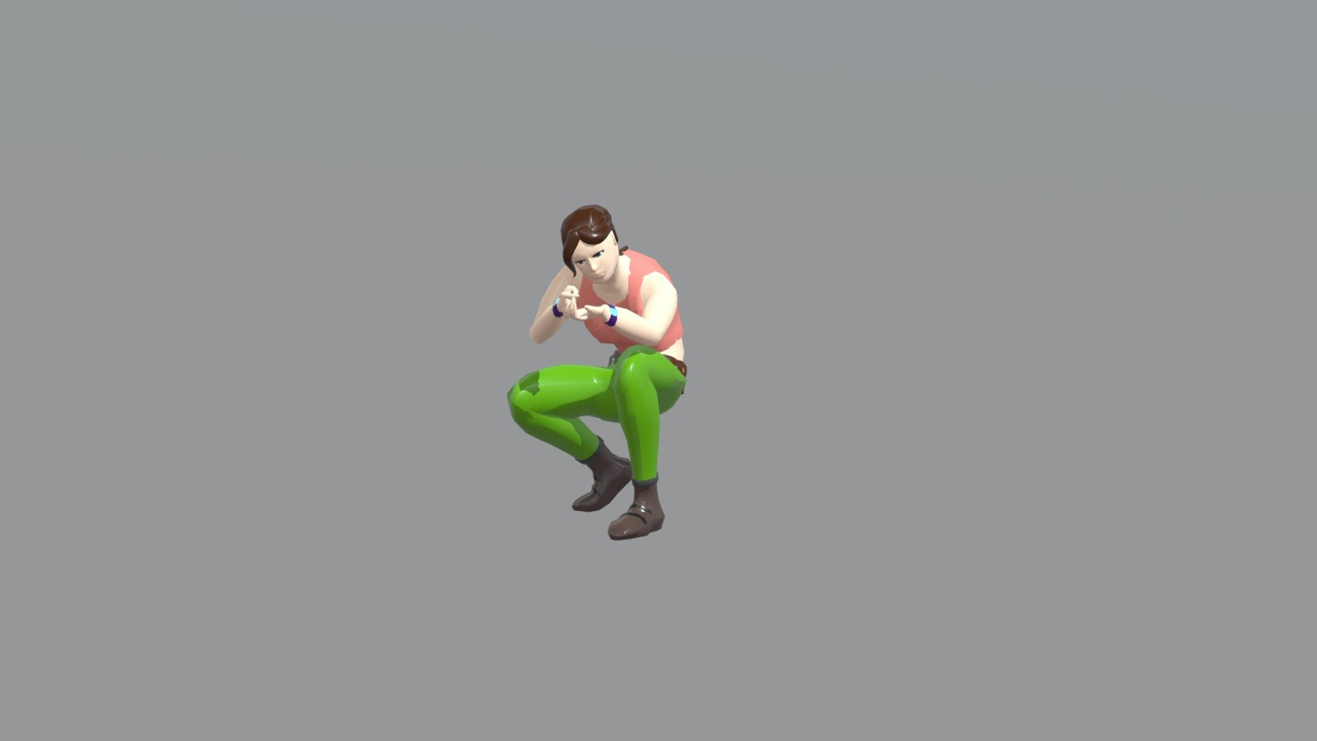 Crouch Running - 3D model by ziaaaa [2dd7fd5] - Sketchfab
