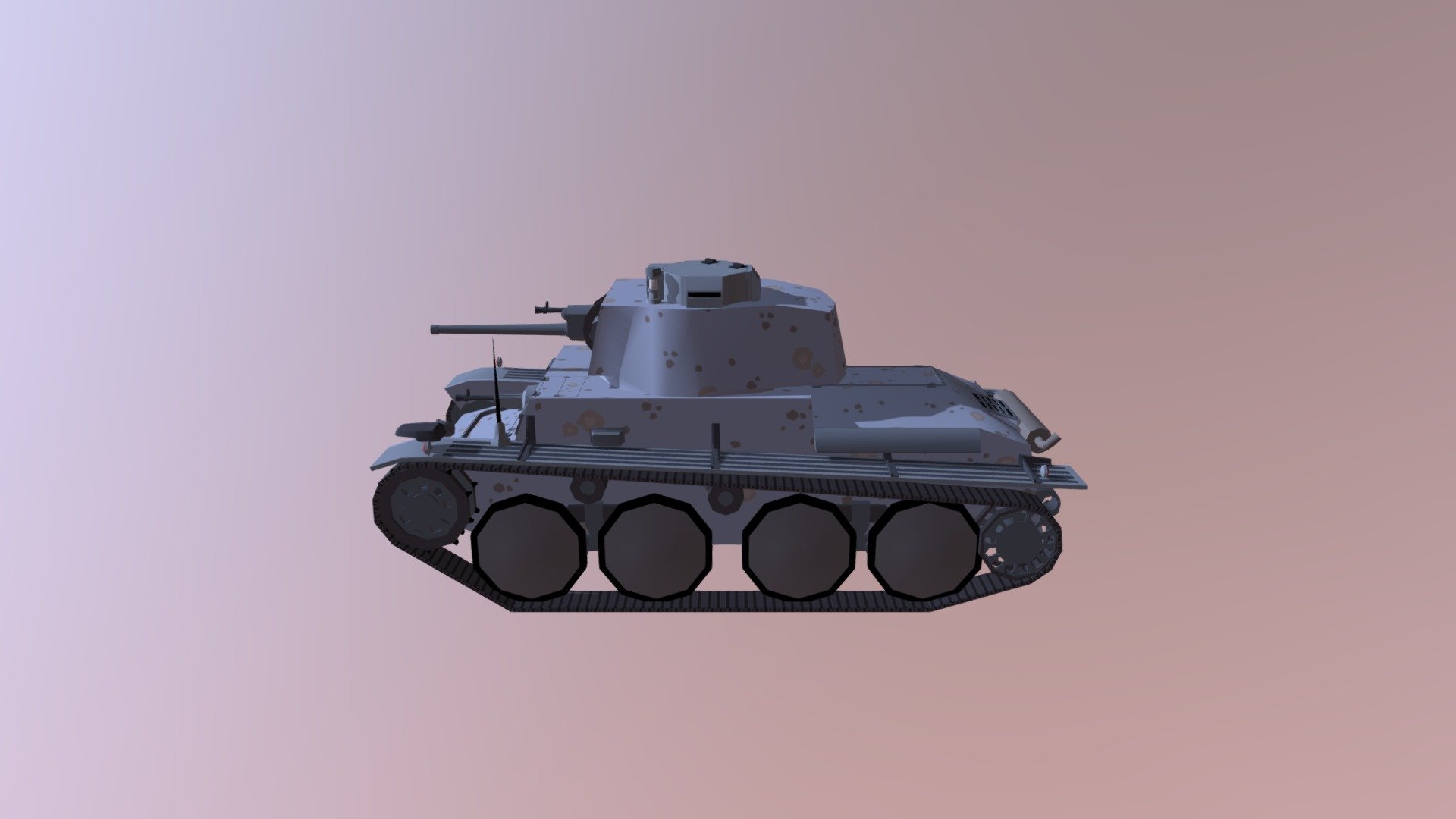 pz 38(t)/LT vz. 38 LowPoly - 3D model by invisibledeathfromradiation ...