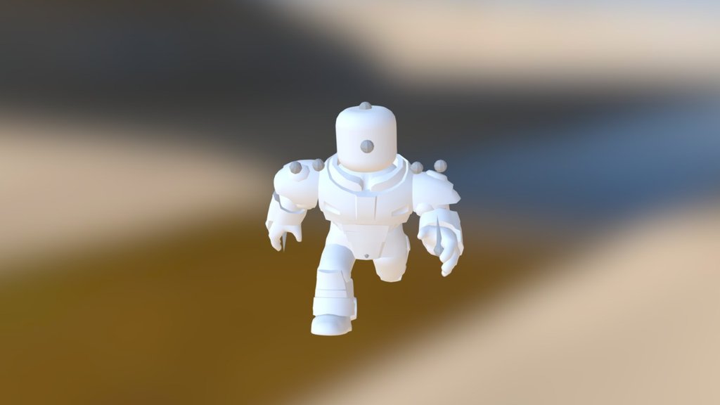 Blocky Mesh Rig Att Pckg Run - 3D model by EyE6SoLoMoN [2dd895a ...
