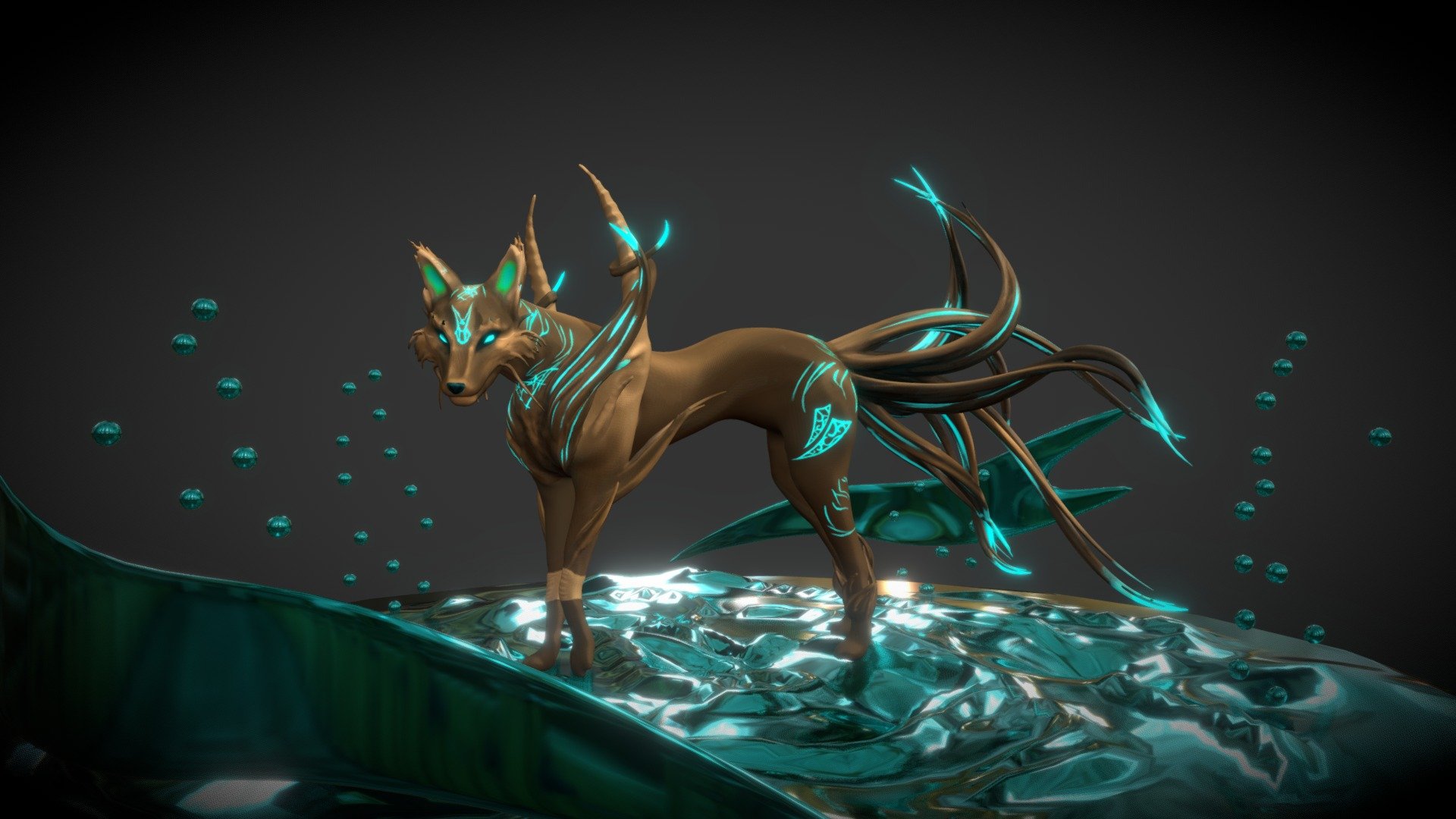 kitsune - 3D model by Jenet..Nj [2dd9c31] - Sketchfab