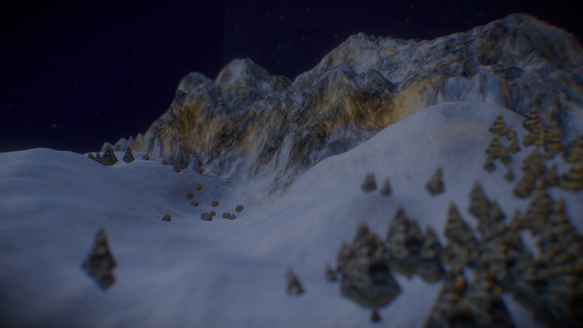 Snowy Landscape - Download Free 3D model by Julia Lemke (@julialemke ...