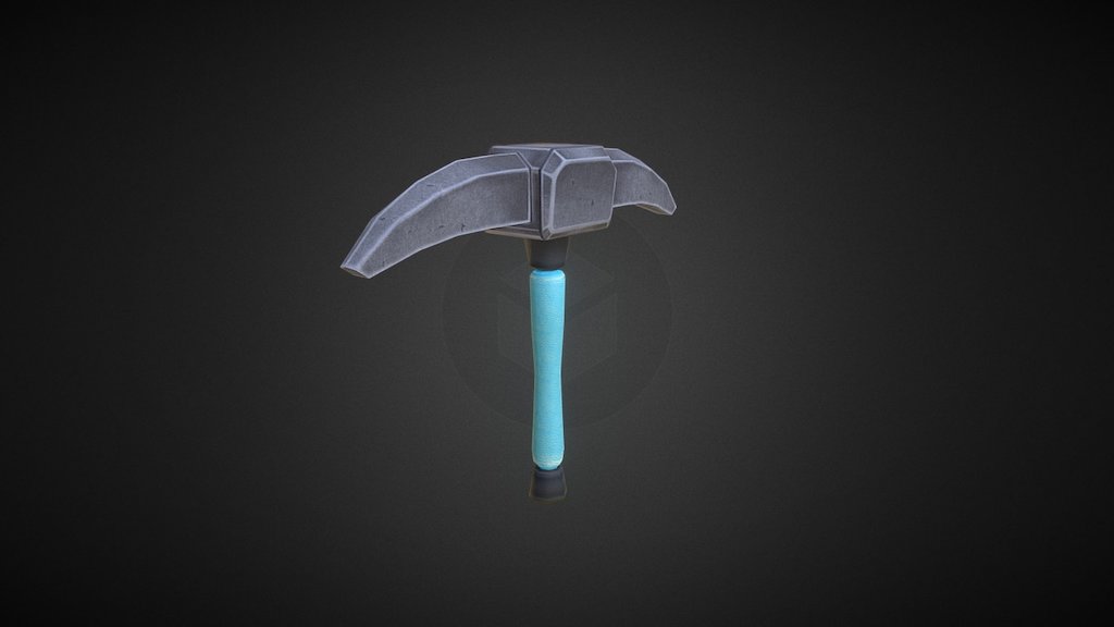 Pickaxe HandPainted - 3D model by Juliette Scherpereel (@juliette.s ...