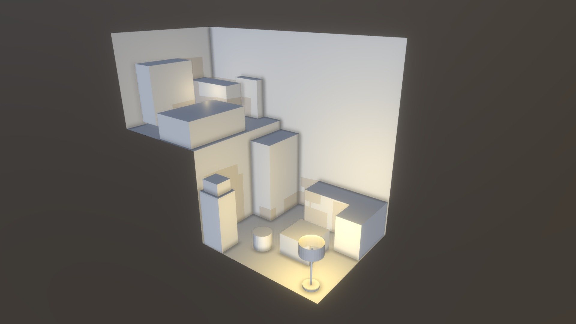 My Room Blockout - Download Free 3D model by proppo [2ddbaae] - Sketchfab