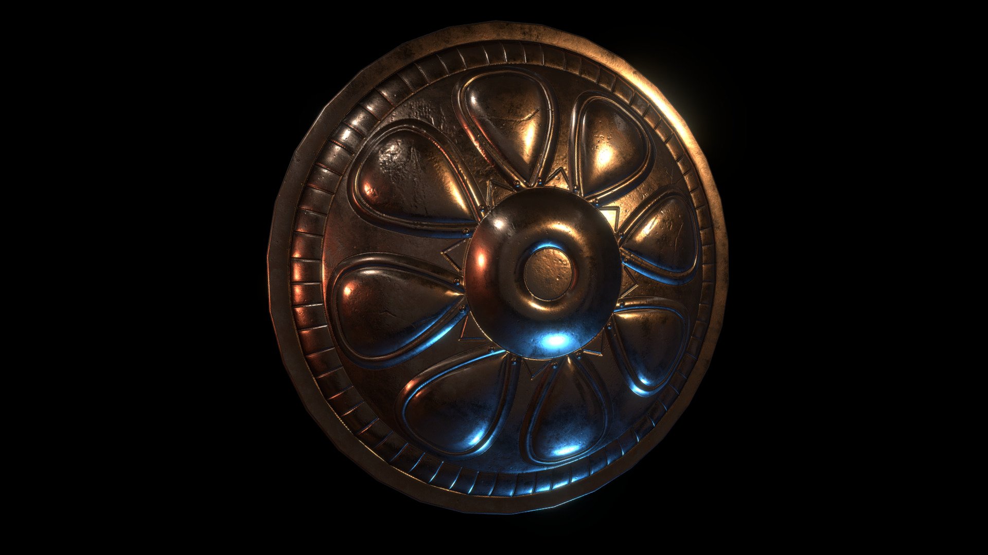 Shield decorative Persian #1 - Buy Royalty Free 3D model by The Ancient ...