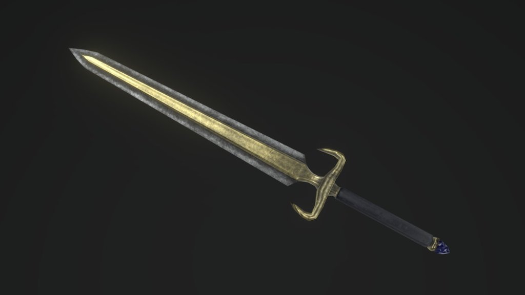 Aged Longsword - 3D model by ArtByBradley [2ddbe85] - Sketchfab