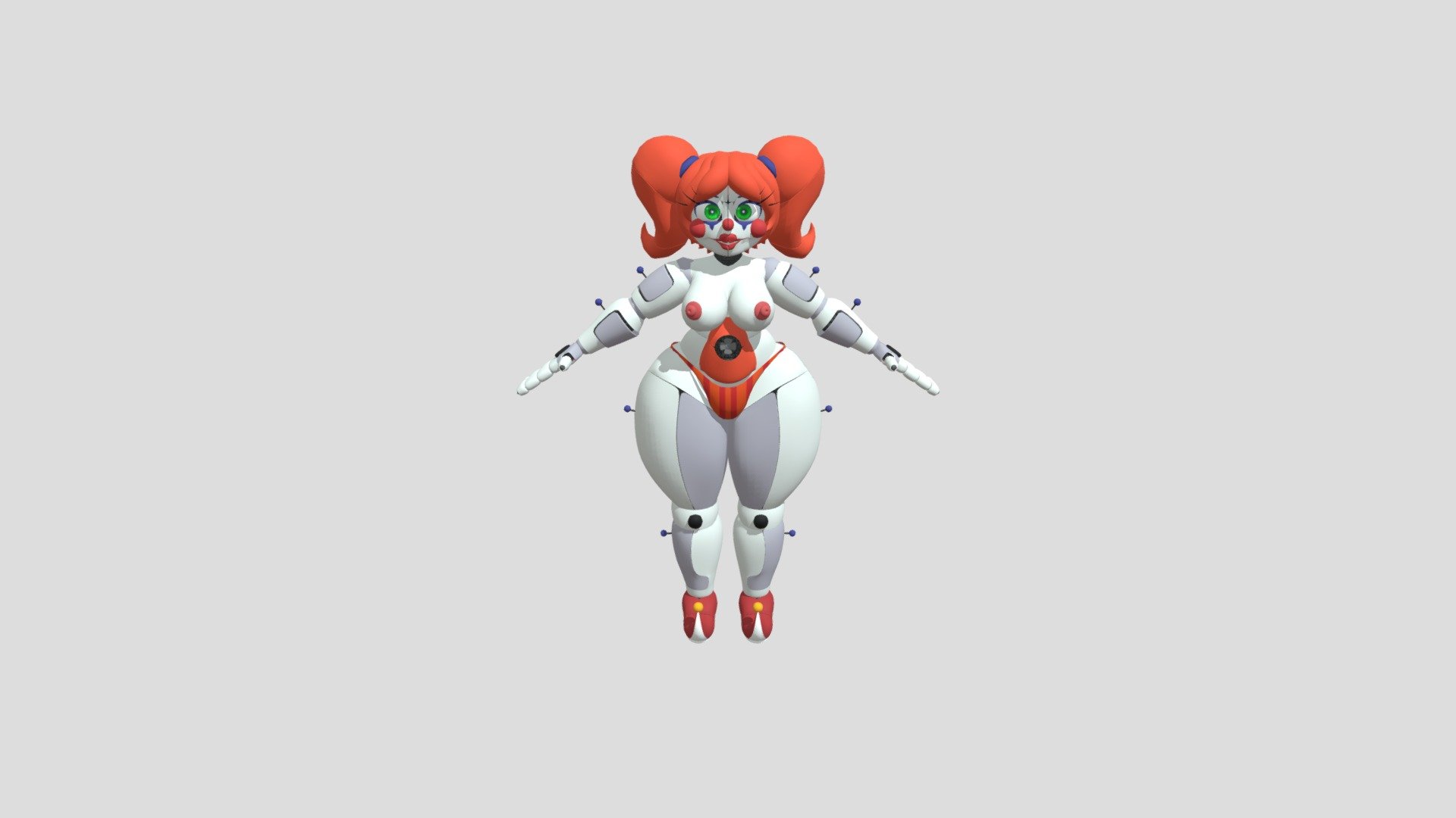 cosmic_trance_circus_baby - 3D model by Zackary72 [2ddda95] - Sketchfab