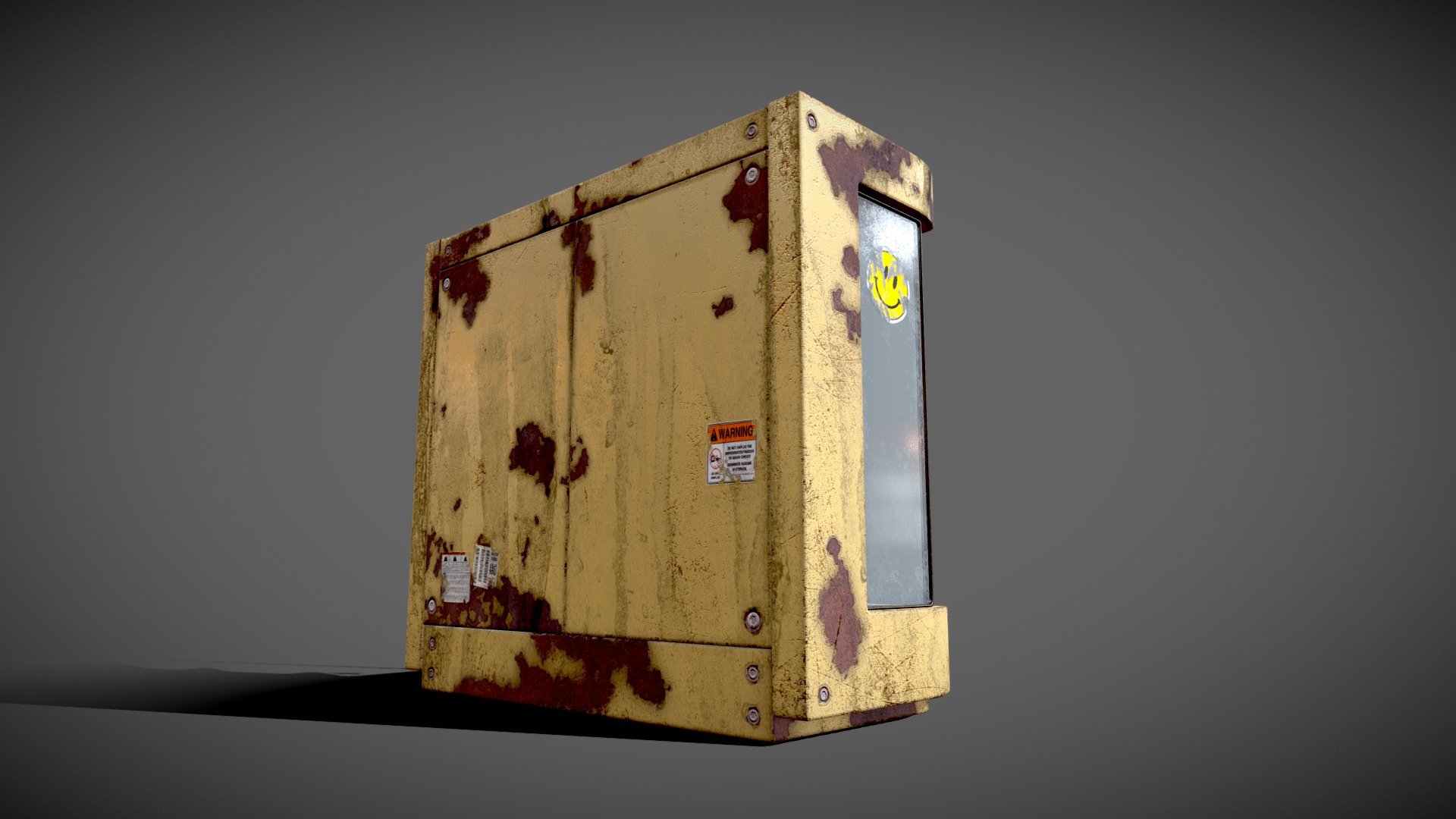 Retail Fridge Rust - 3D model by chiahaoliu [2de0dfb] - Sketchfab