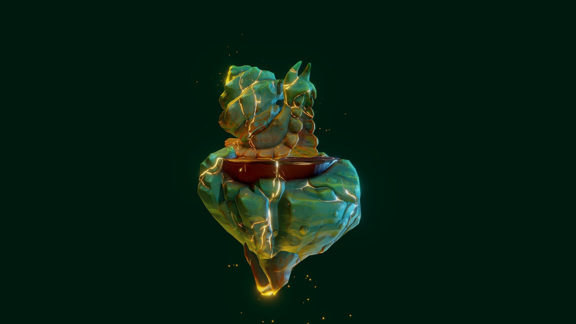 Rock Snail - Download Free 3D model by rukitu [2de1457] - Sketchfab
