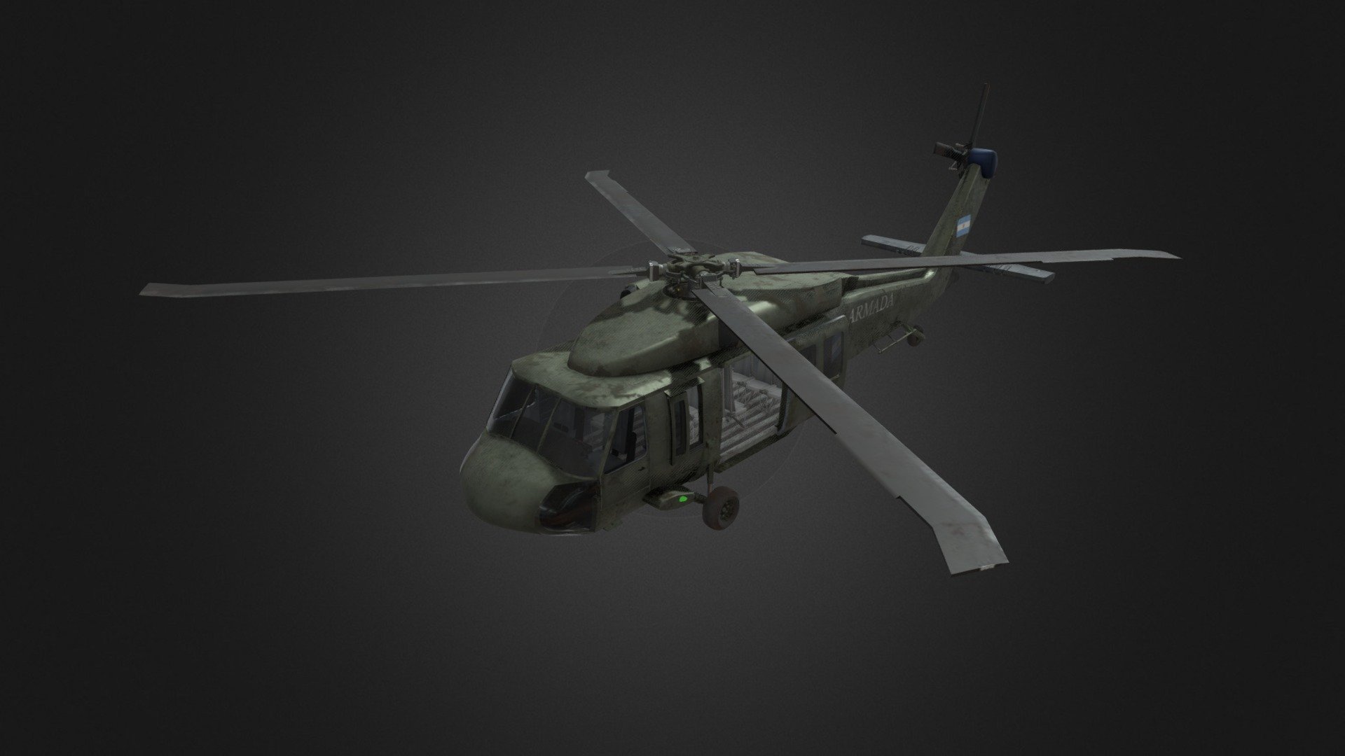 UH-60A - Argentine helicopter - 3D model by fabri_iorio [2de26fc ...