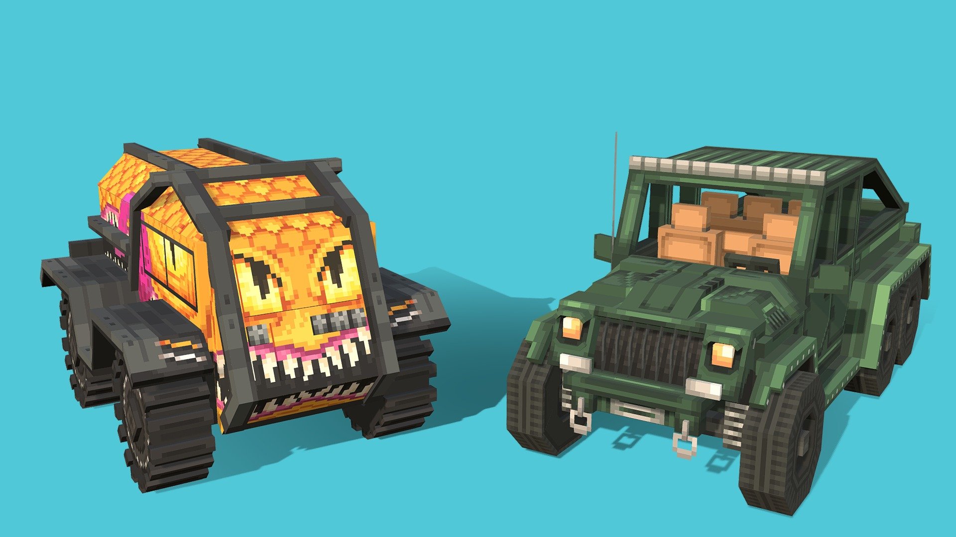 Youtuber Vehicles - 3D model by StLee [2de3381] - Sketchfab