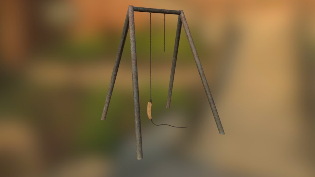 Broken Childrens Swing - 3D model by nitchcast [2de58d3] - Sketchfab