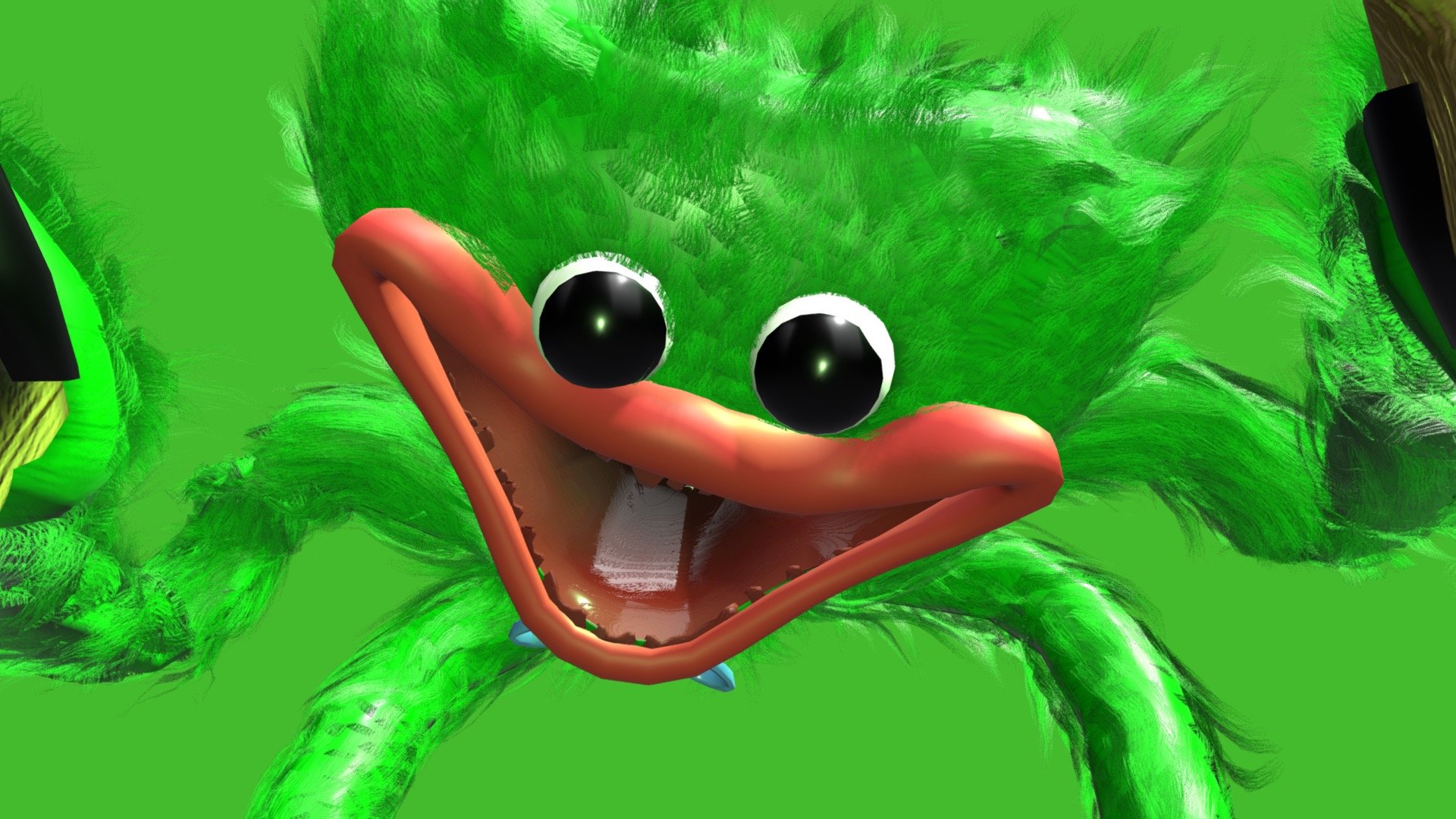 Mini-Huggie (GREEN) - Download Free 3D model by 🩸Bloodmc🩸 (@Fazbearcool ...