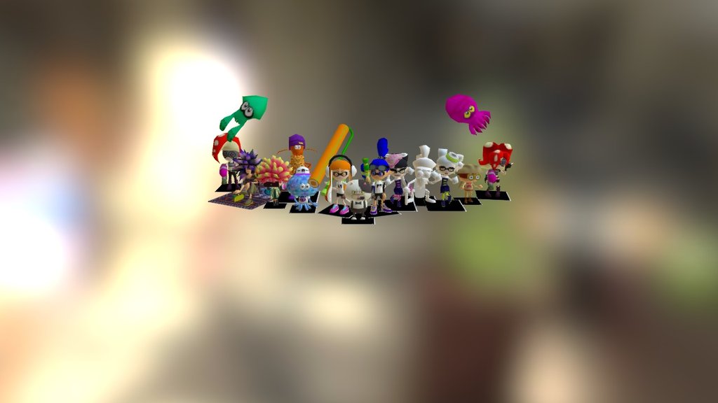 Splatoon-64-characters - Download Free 3D model by bronywilson [2de7bac ...