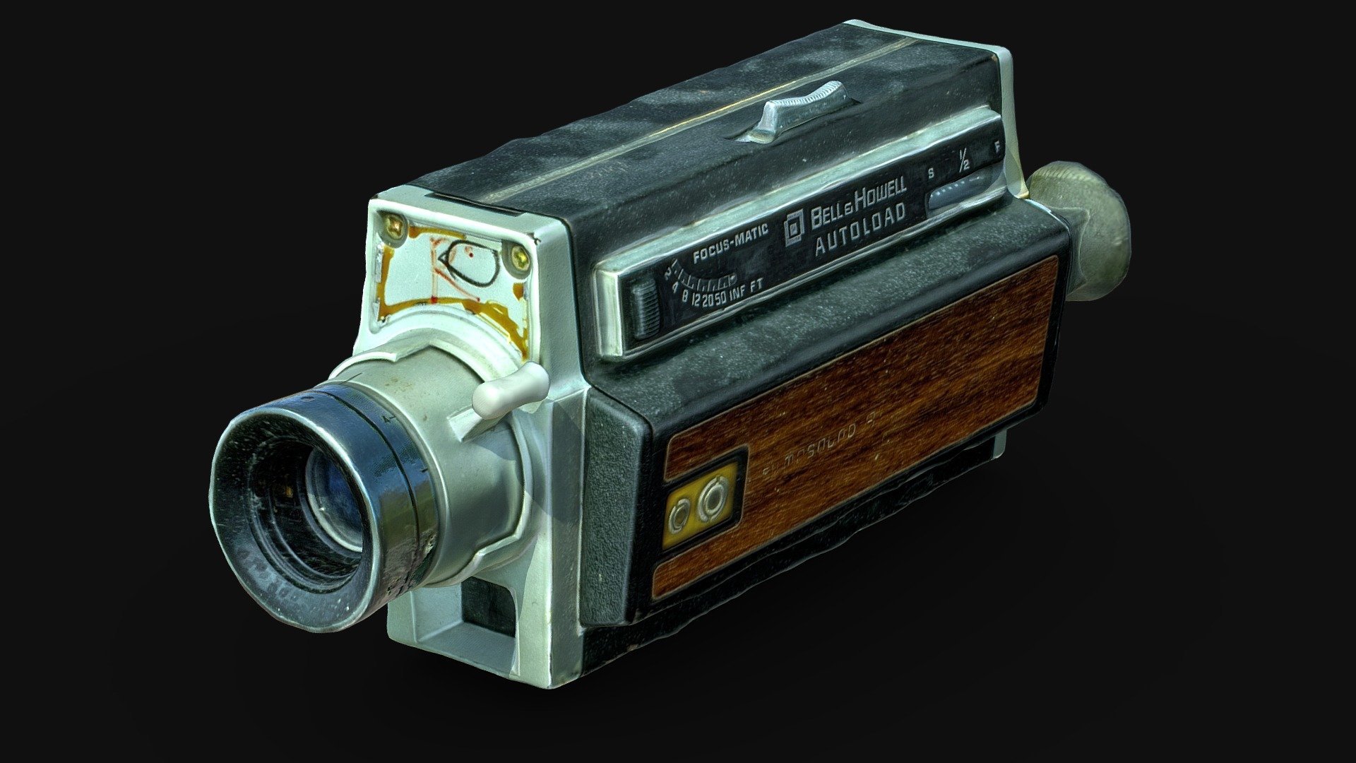 Bell & Howell Super 8 Camera - Buy Royalty Free 3D model by Austin ...