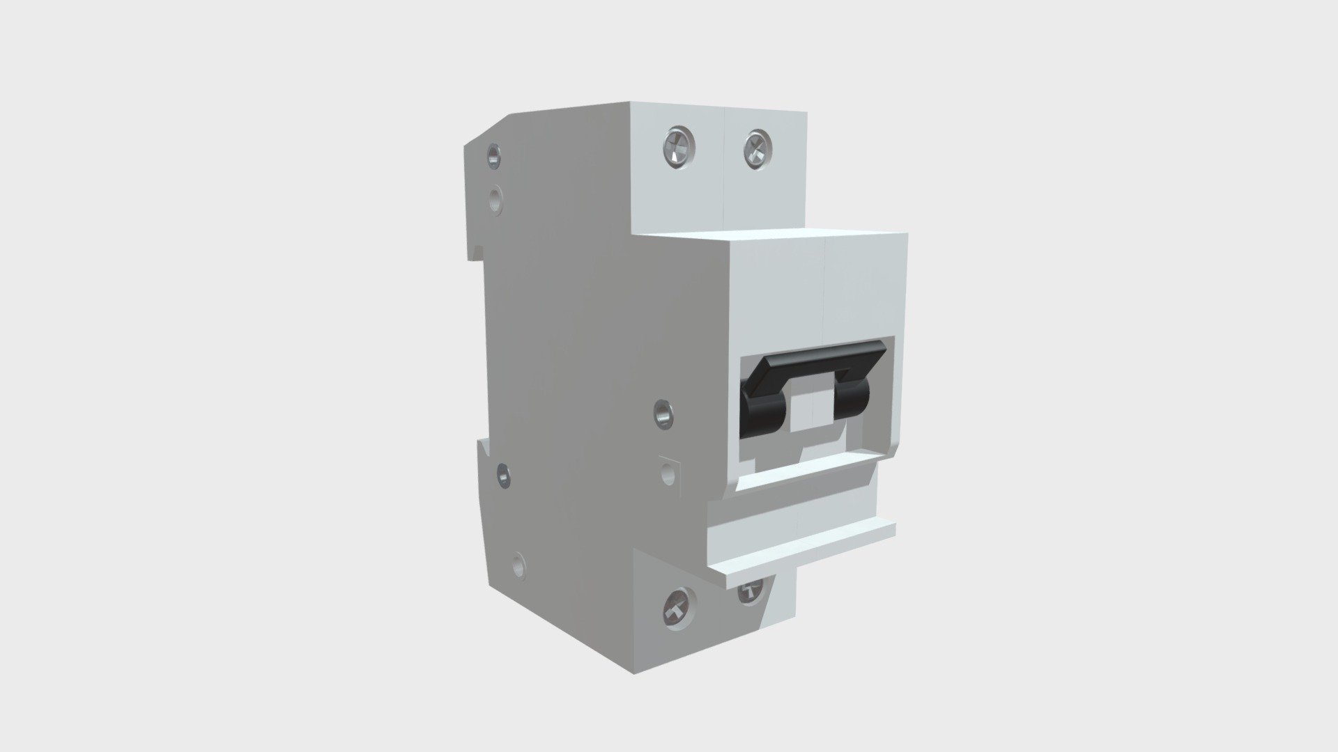 Electrical automatic double pole - Buy Royalty Free 3D model by ...