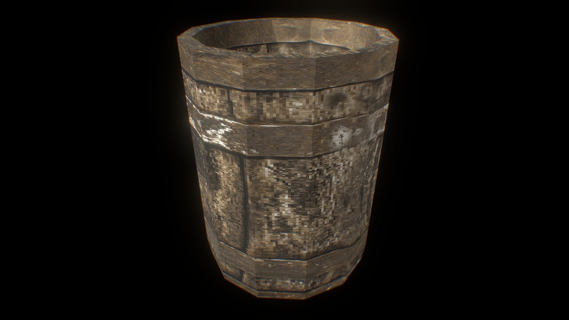 PSX Wooden Barrel - Download Free 3D model by Charckes (@charlesmoch ...