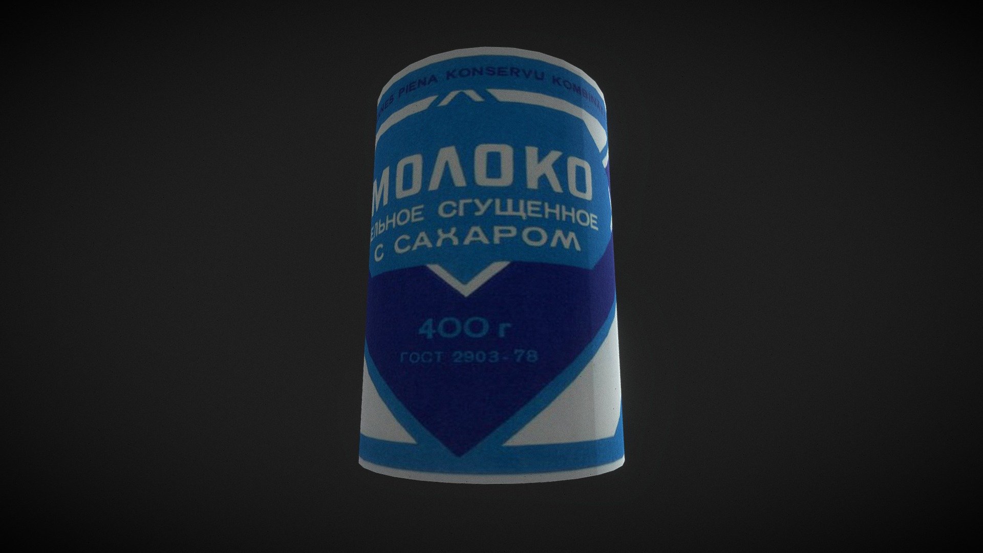 Condensed milk (low-poly) - Download Free 3D model by killitary ...