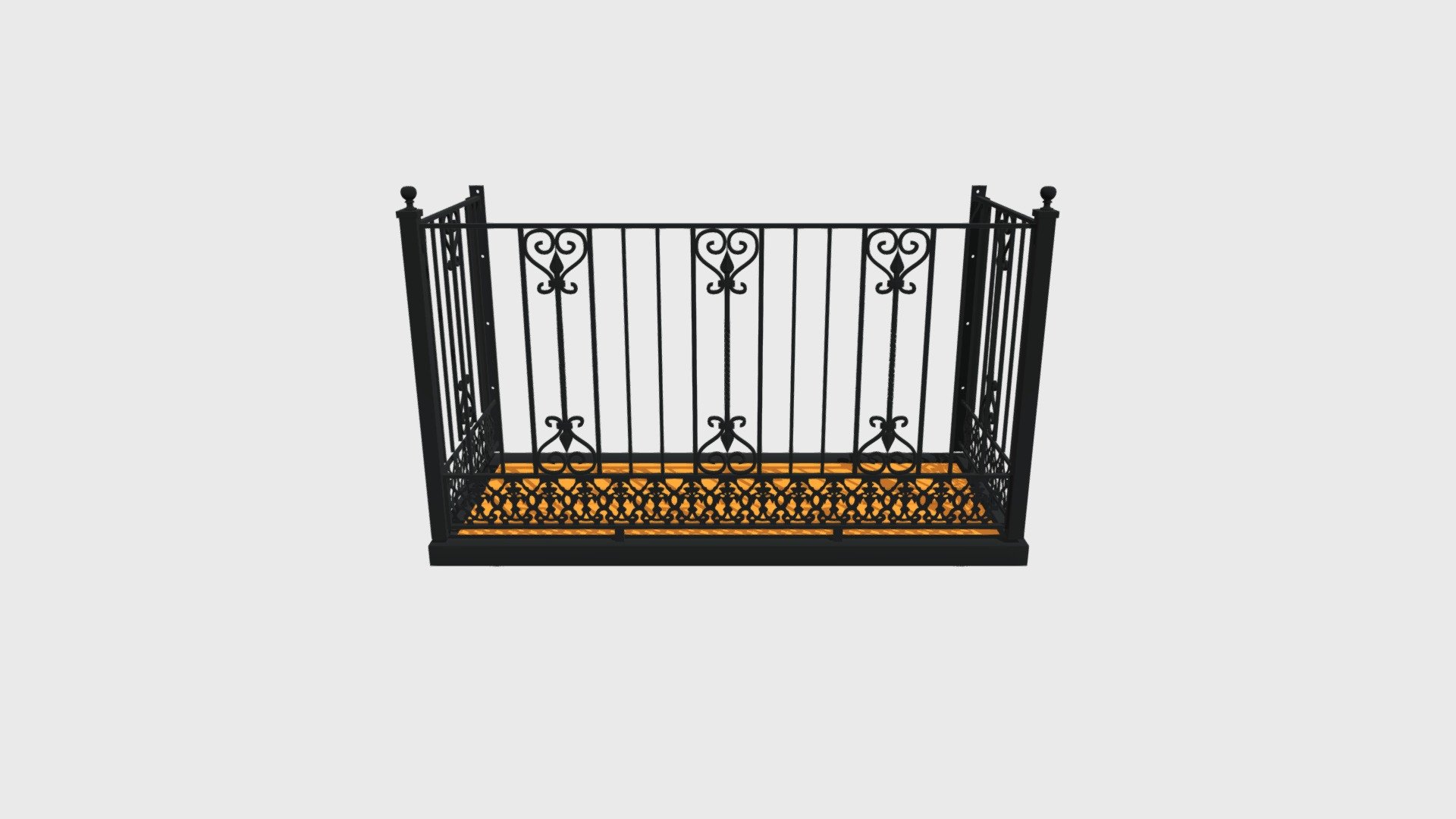 Mexican Scroll True wood - 3D model by deciron [2deef4a] - Sketchfab