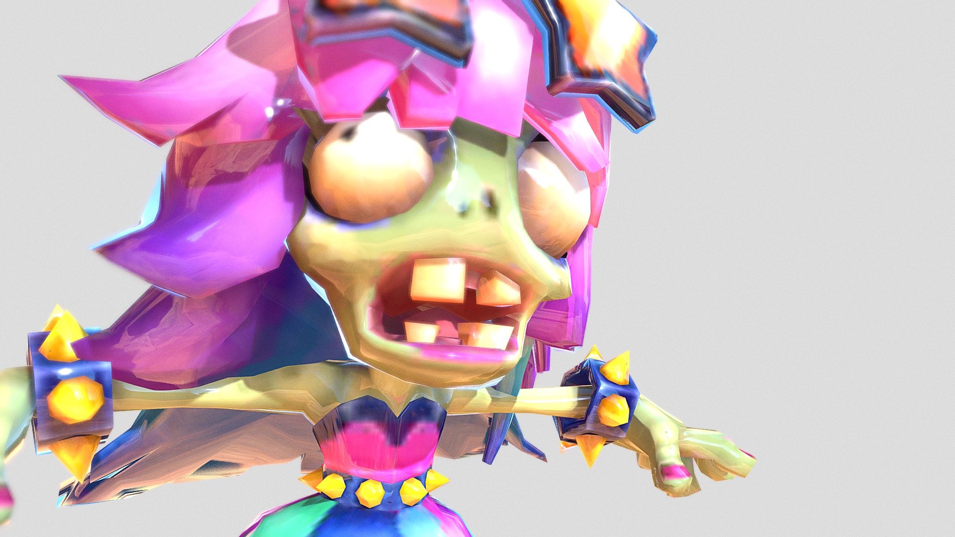 Pvz 3 Pop Star Zombie - Download Free 3D model by ...
