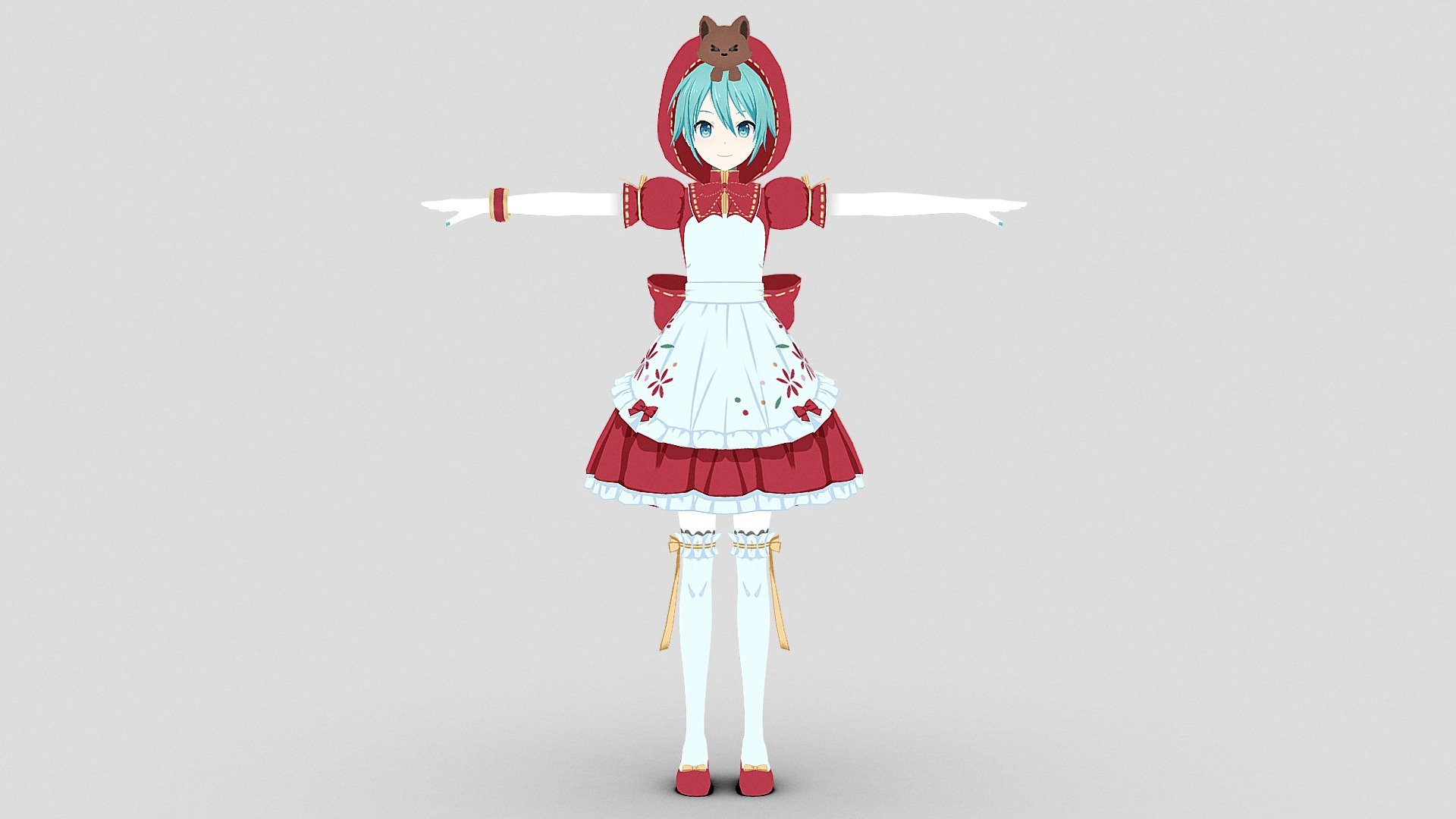 Miku Zukin - Download Free 3D model by 雨宮レン (@oscar3dmodel) [2defa55 ...